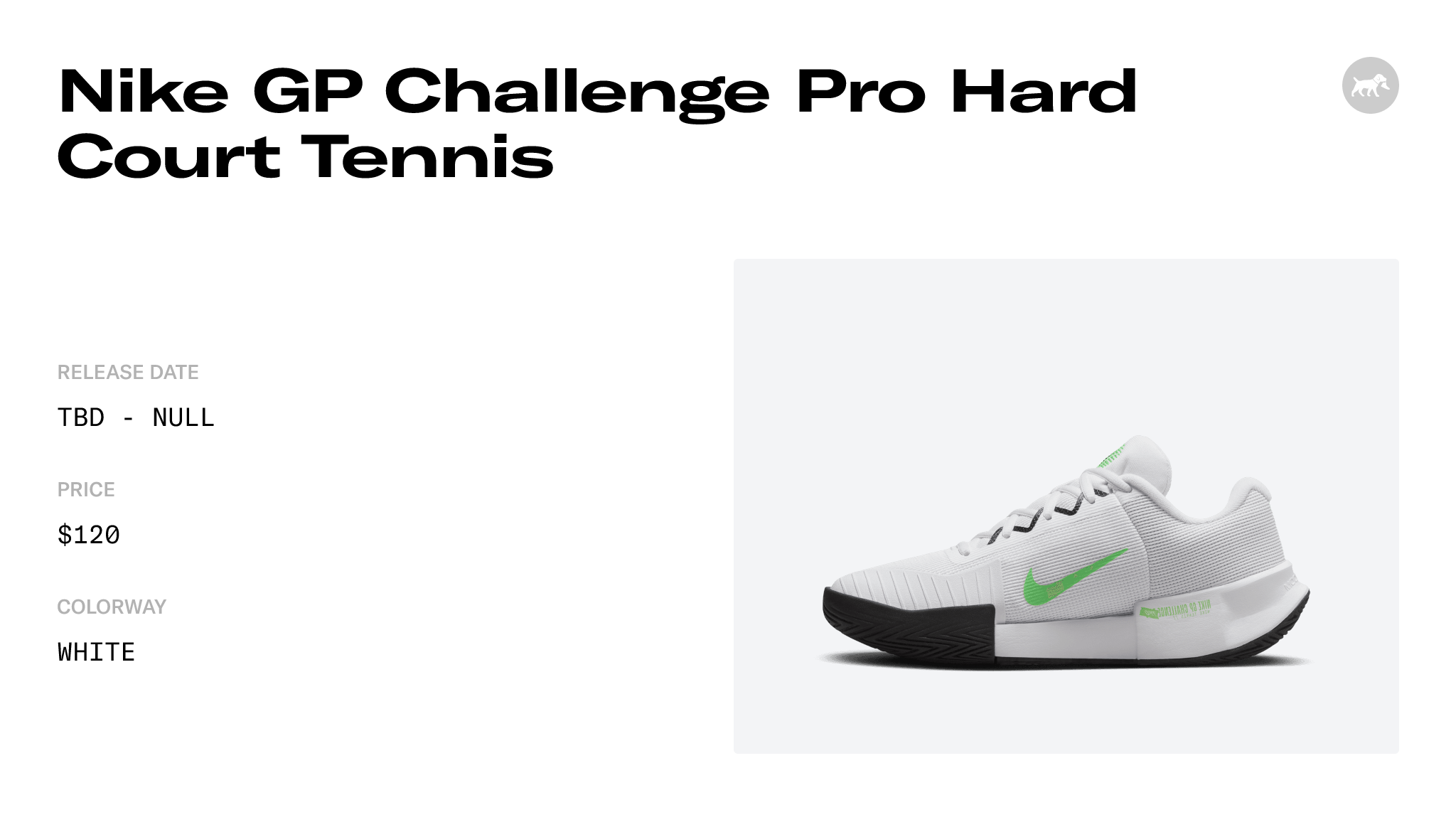 Nike GP Challenge Pro Hard Court Tennis - FB3146-105 Release Info
