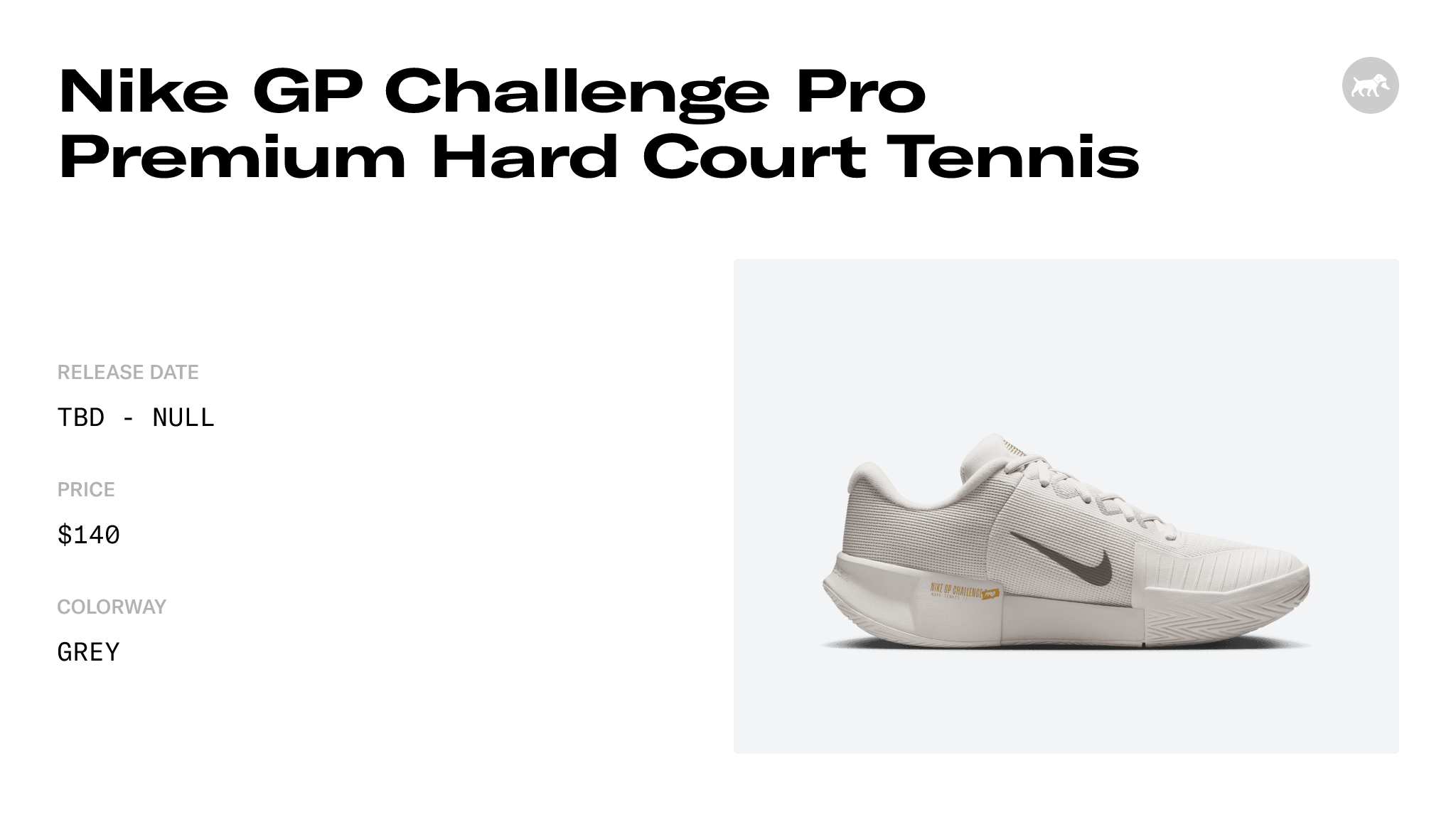 Nike GP Challenge Pro Premium Hard Court Tennis - FZ1243-001 Release Info