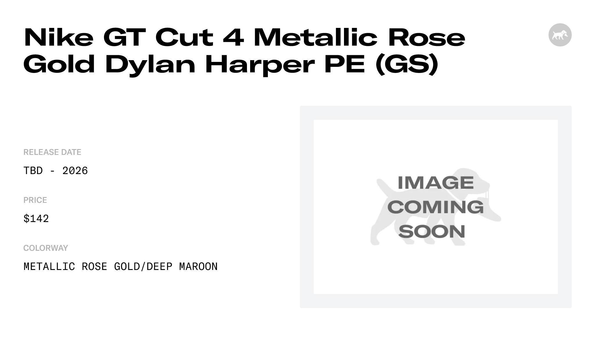 Nike GT Cut 4 Metallic Rose Gold Dylan Harper PE (GS) - JA2855-600 ...