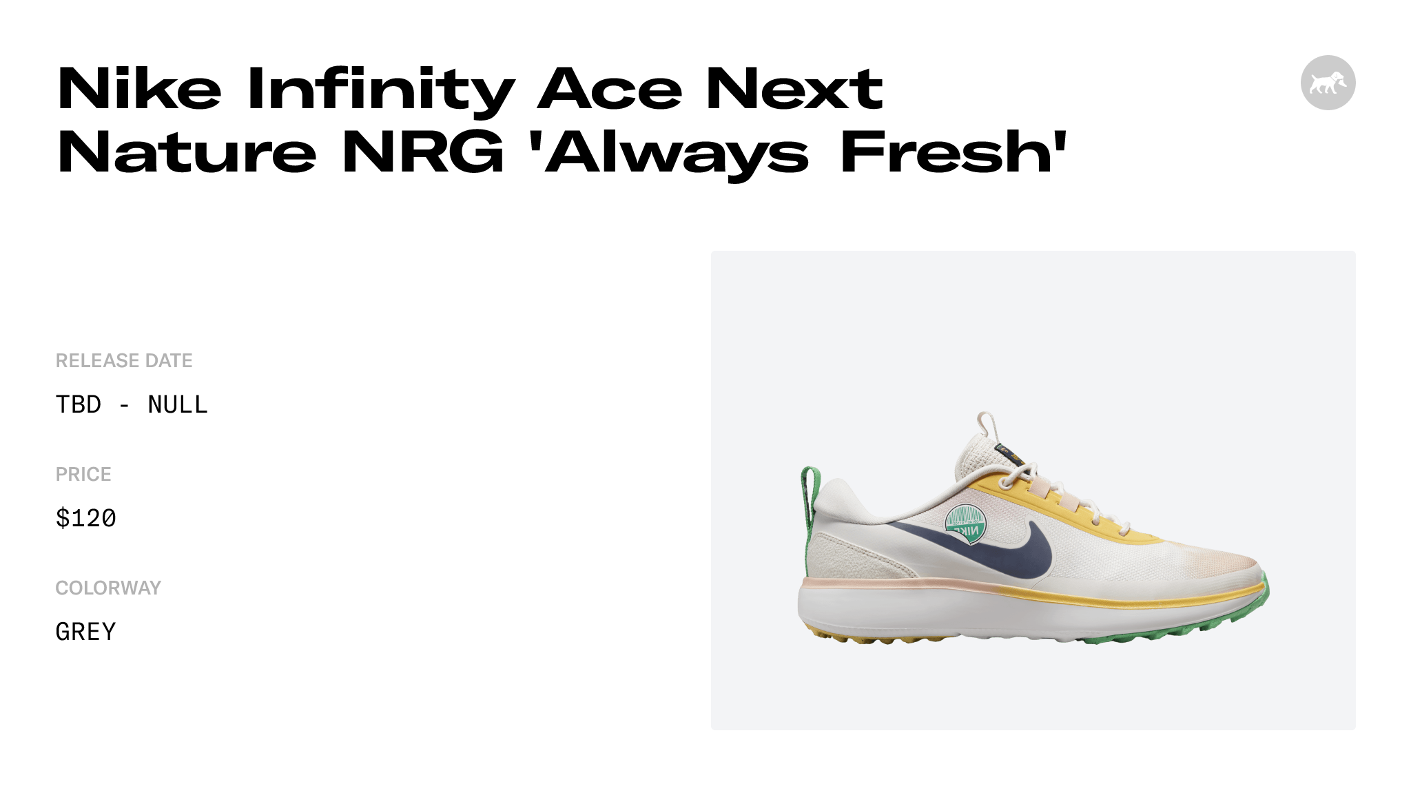 Nike Infinity Ace Next Nature NRG 'Always Fresh' - DX7435-007 Release Info