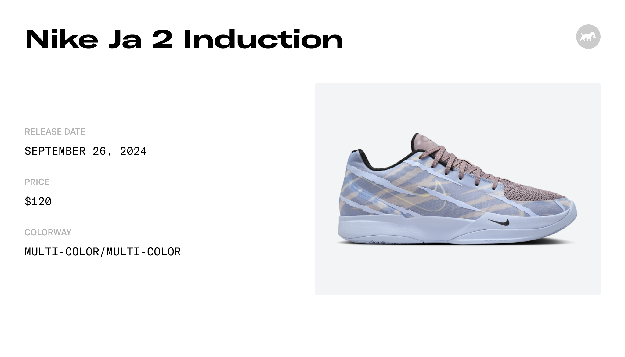 Nike Ja 2 Induction - IB4007-900 Raffles & Where to Buy