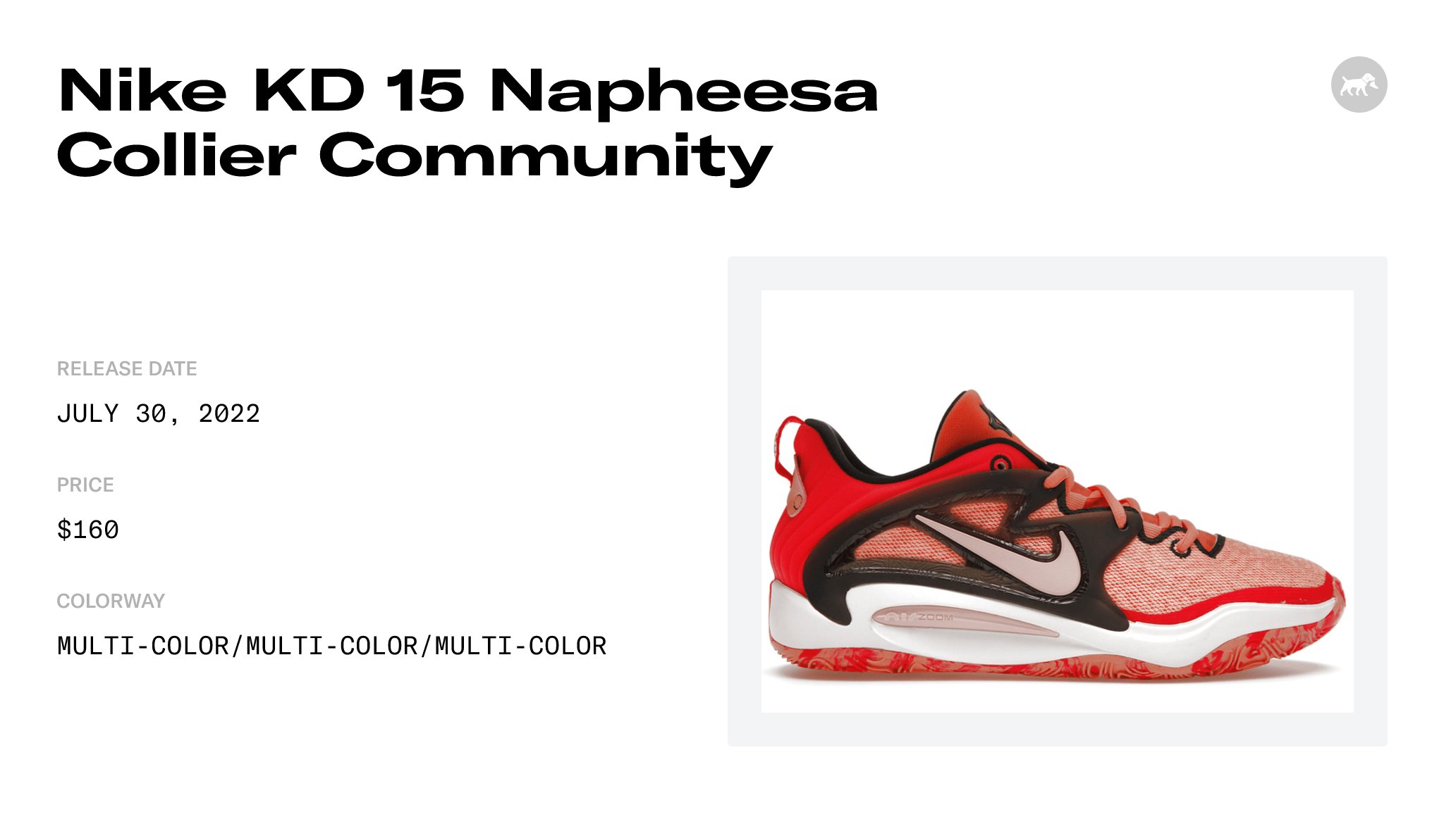 Nike KD 15 Napheesa Collier Community - DV1682-900 Release Info