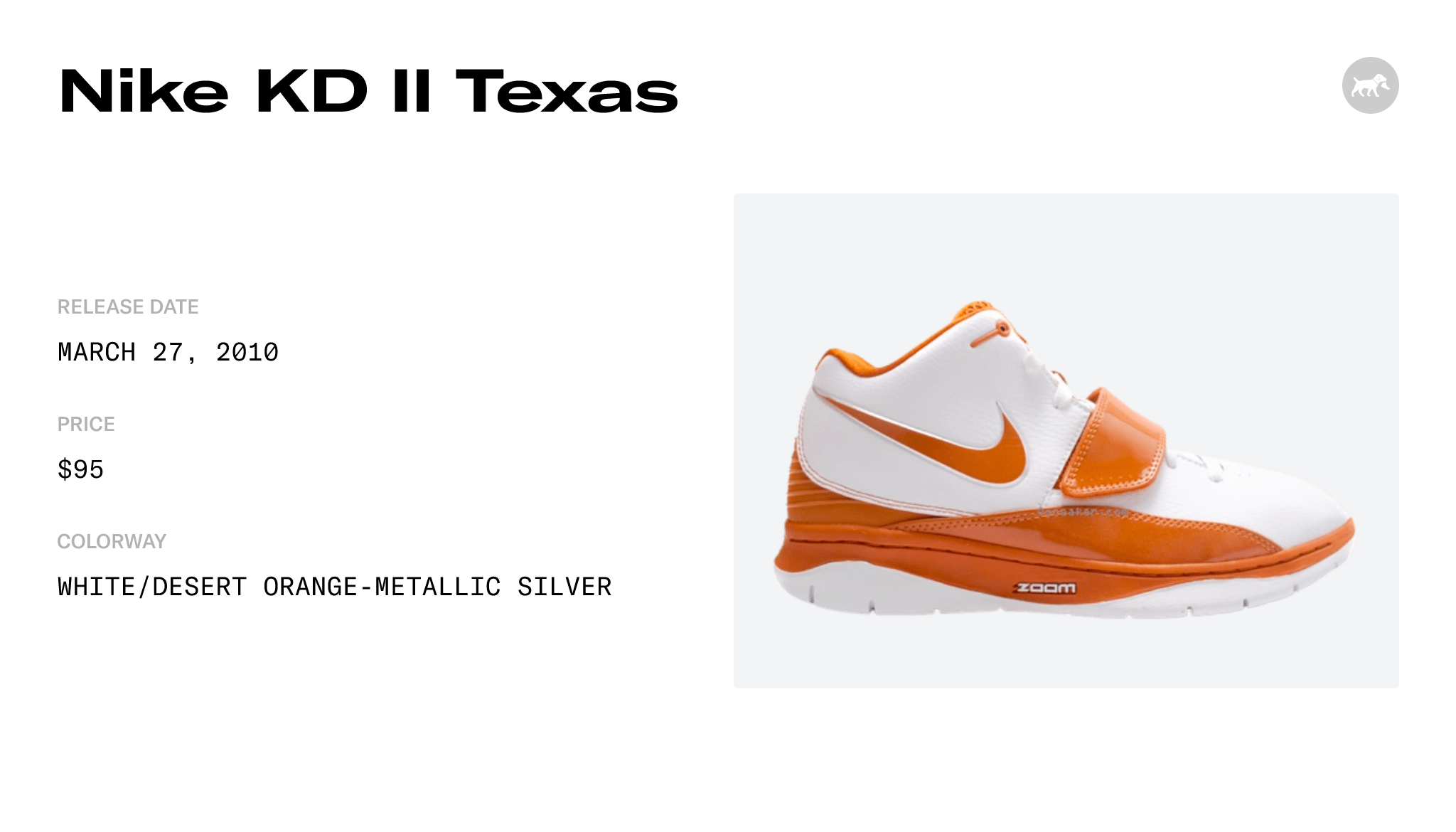 Nike KD II Texas - 386423-102 Raffles & Where to Buy