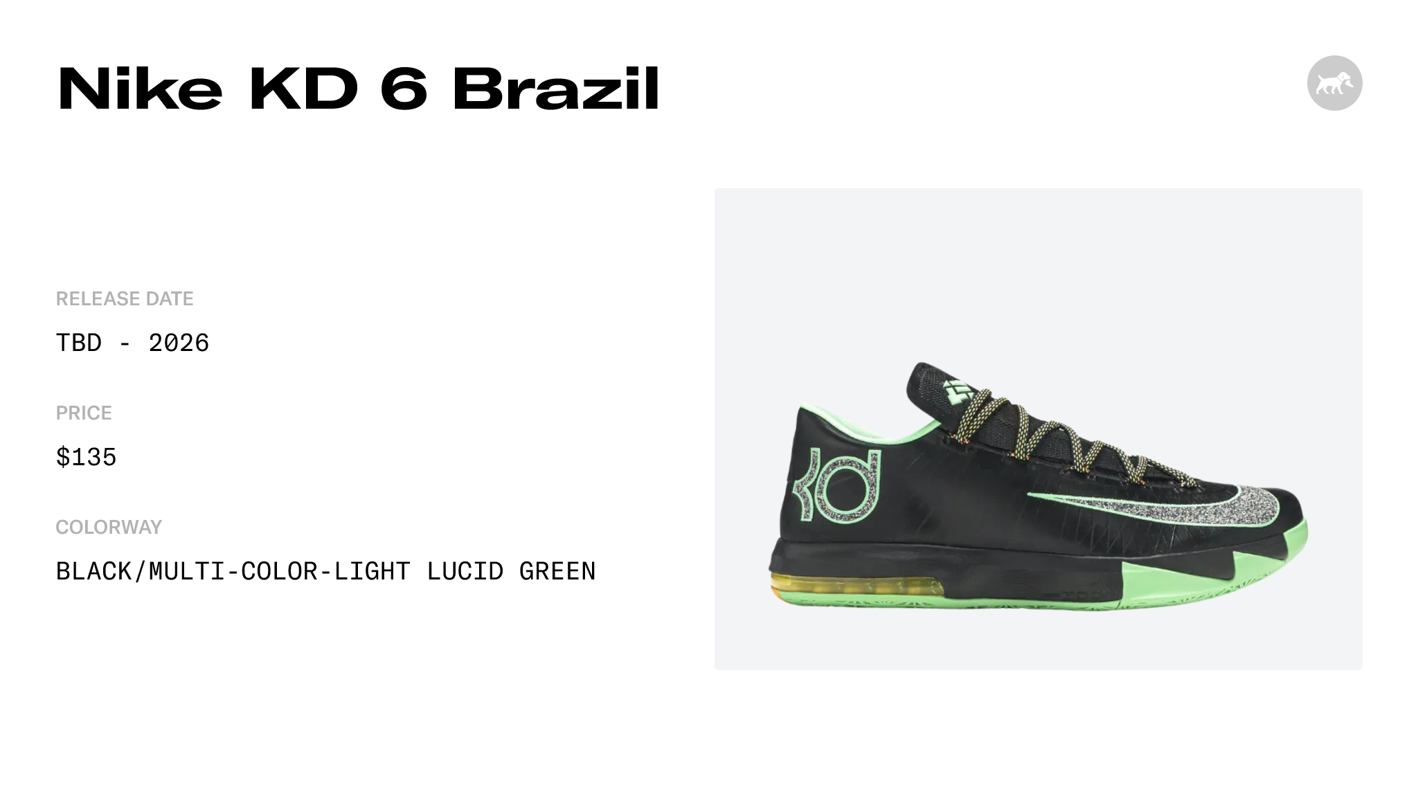 Nike KD 6 Brazil - IH3582-001 Release Date, Raffles & Where To Buy
