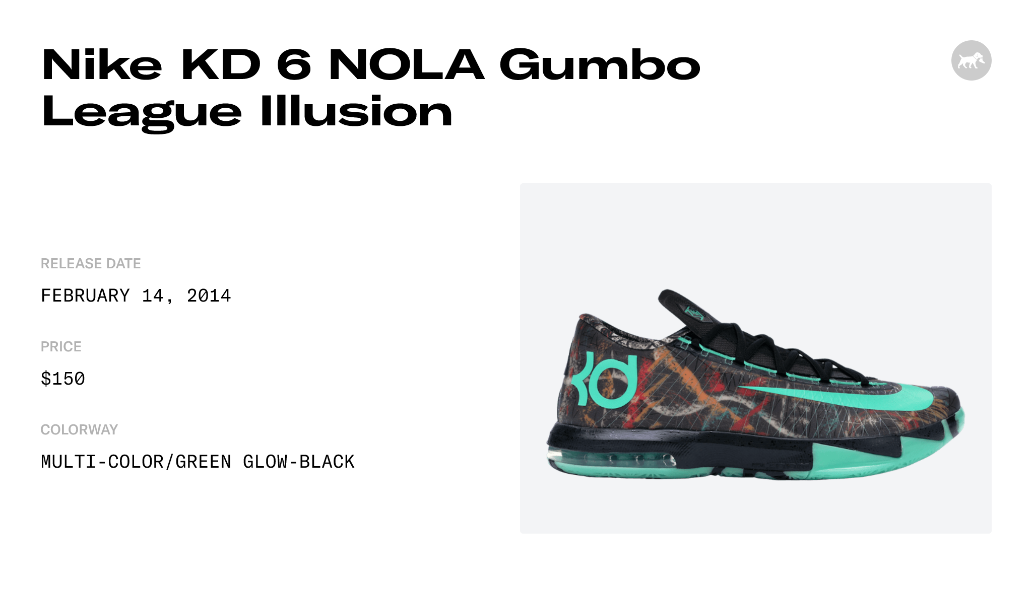 Nike KD 6 NOLA Gumbo League Illusion - 647781-930 Raffles & Where to Buy