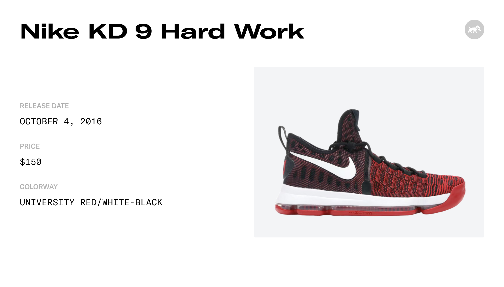 Nike KD 9 Hard Work - 843392-610 Raffles & Where to Buy