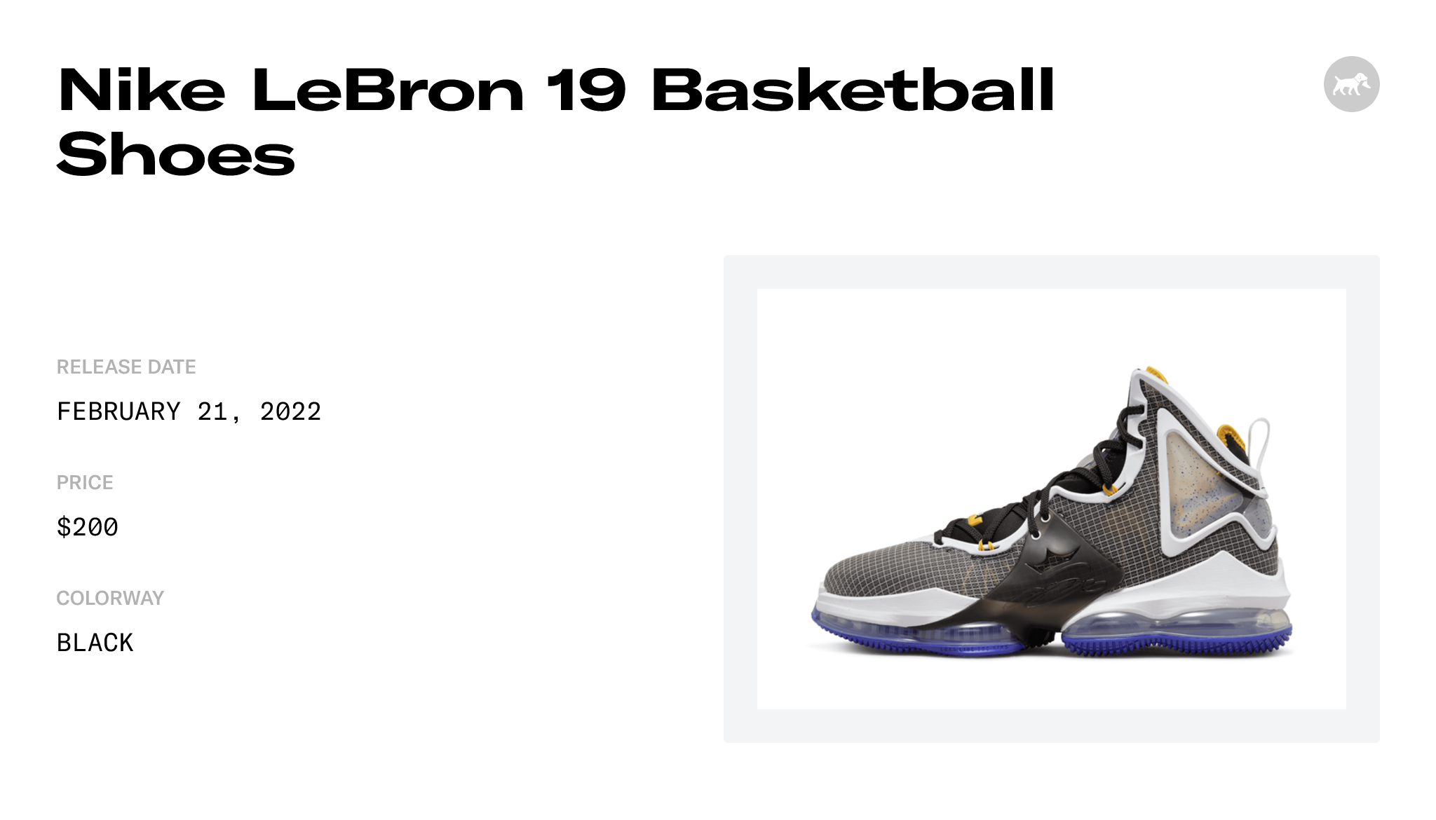 Nike LeBron 19 Basketball Shoes - CZ0203-002 Release Info