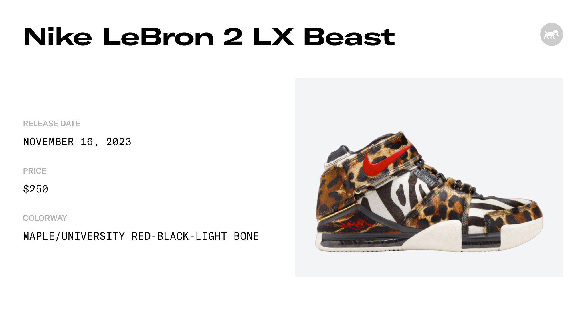Nike LeBron 2 LX Beast - DQ2439-200 Raffles & Where to Buy