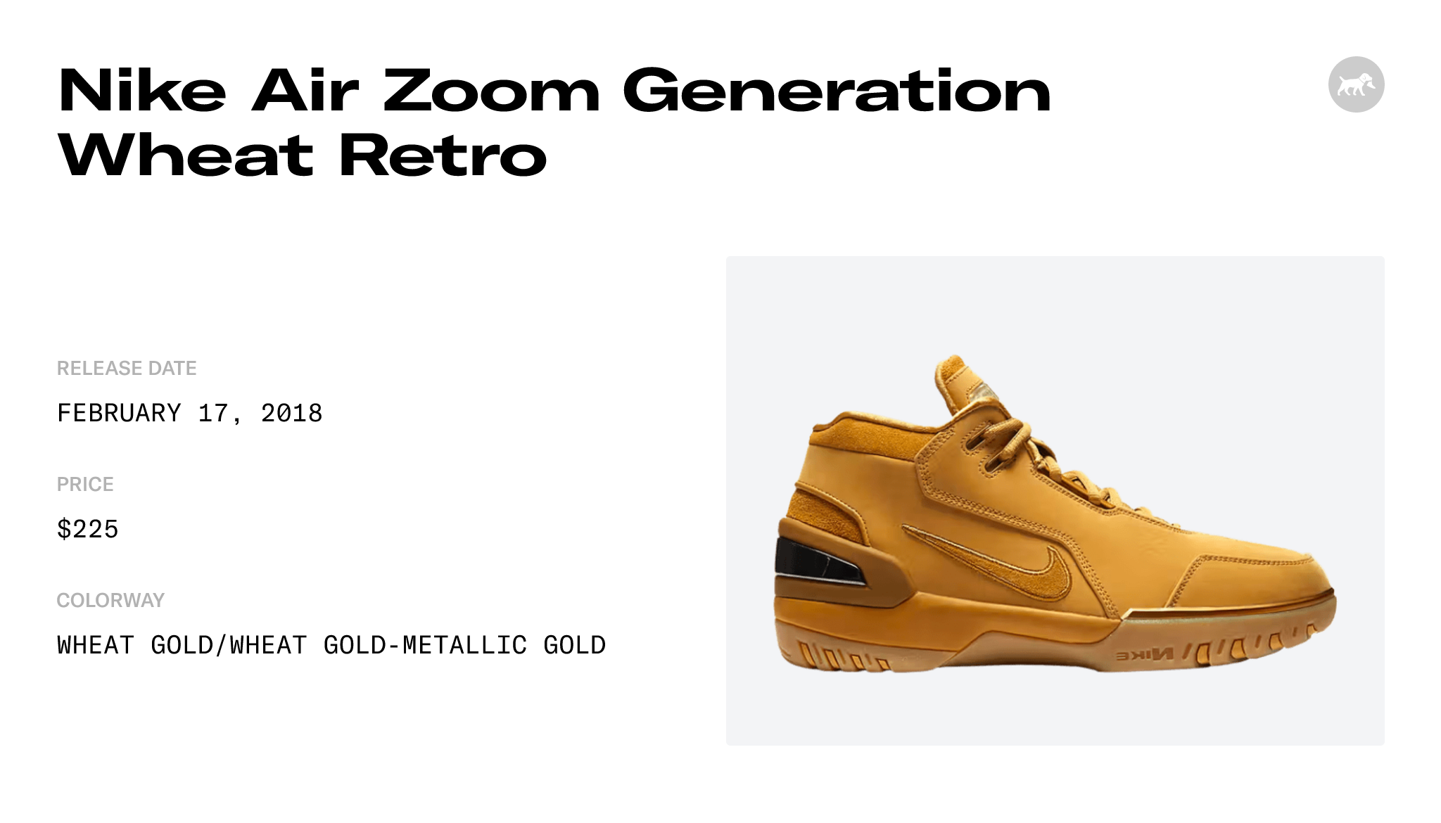 Nike Air Zoom Generation Wheat Retro - AQ0110-700 Raffles & Where to Buy