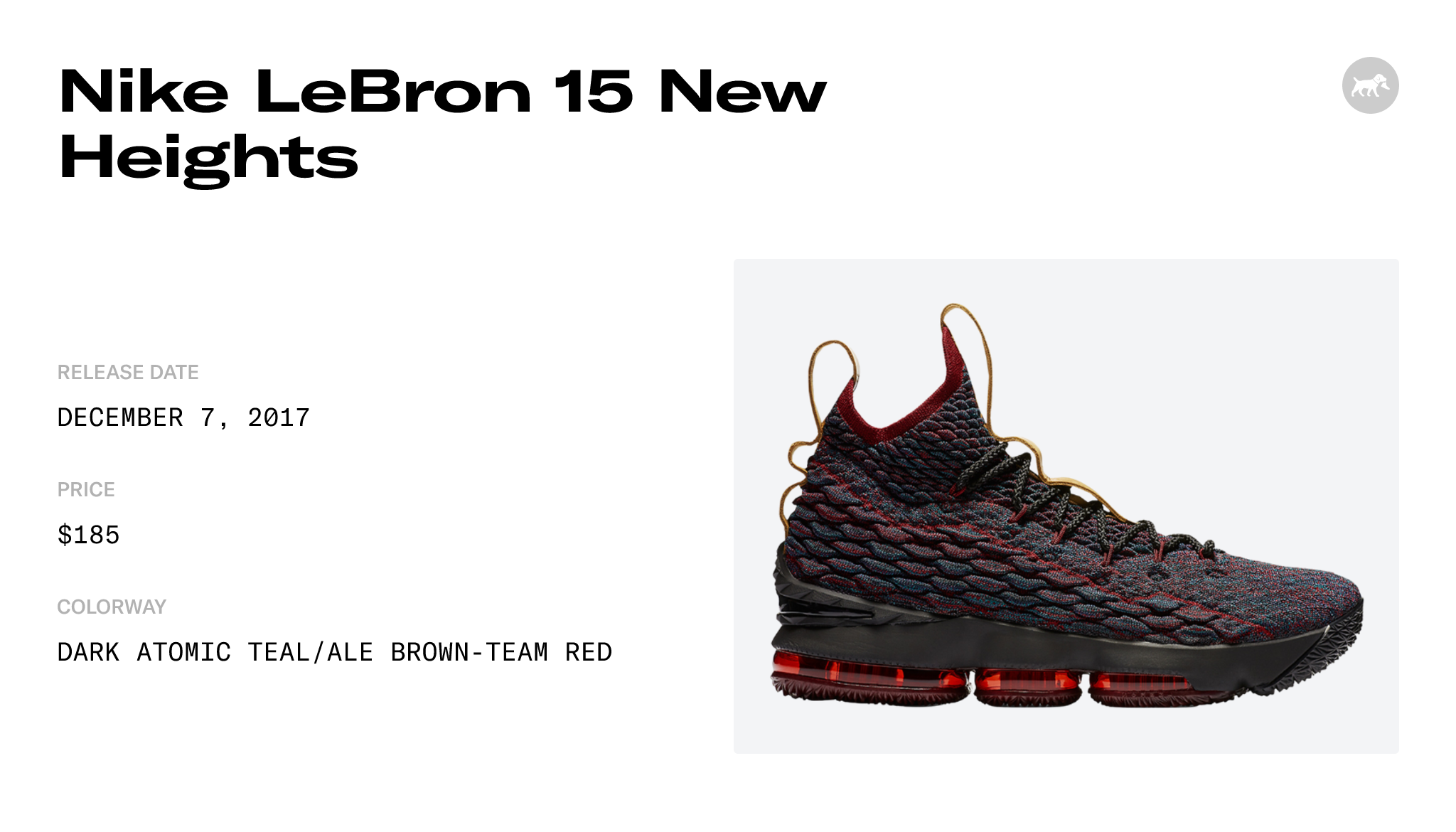 Nike LeBron 15 New Heights - 897648-300 Raffles & Where to Buy