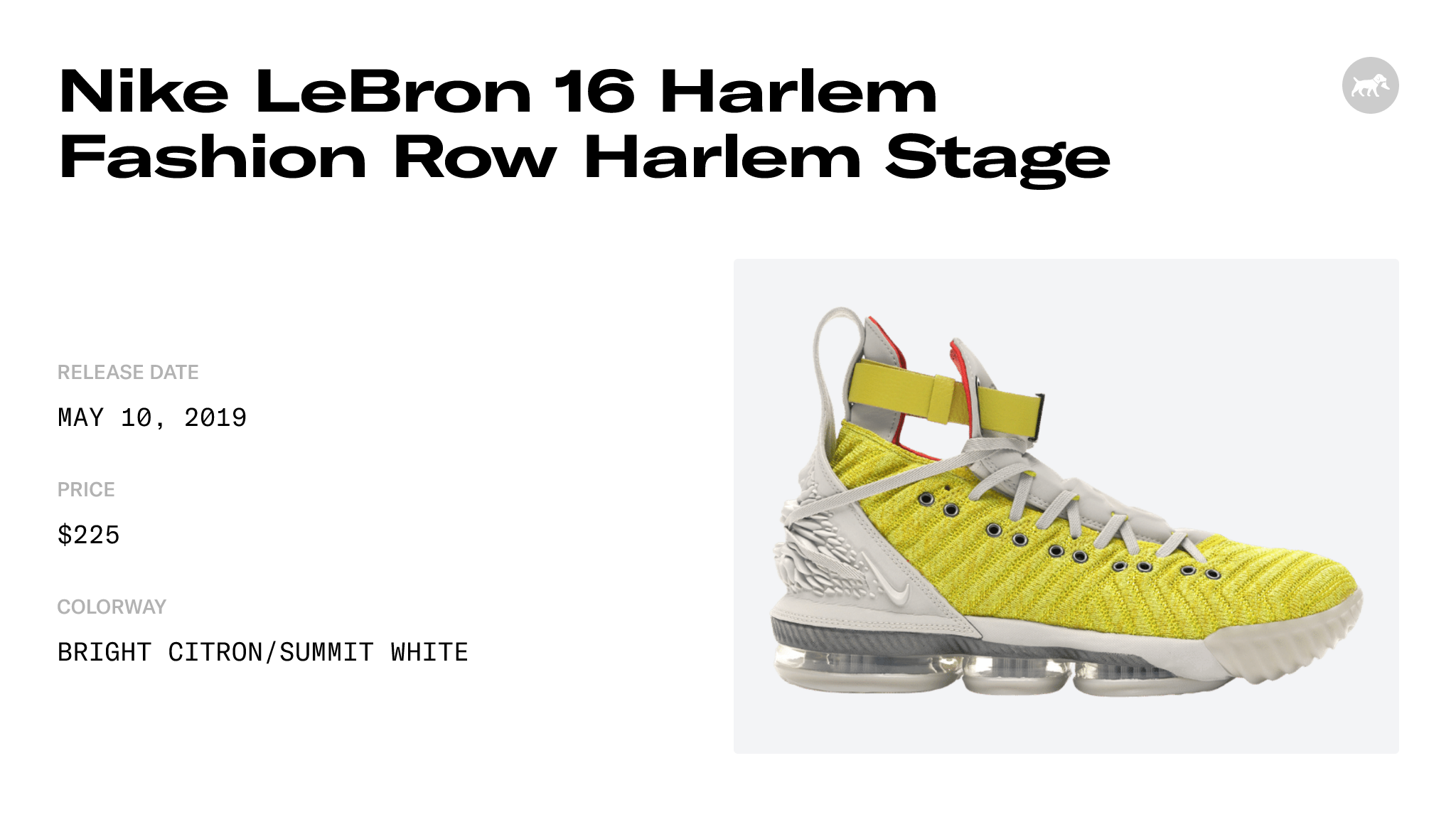Nike LeBron 16 Harlem Fashion Row Harlem Stage - CI1145-700/CI1144-700