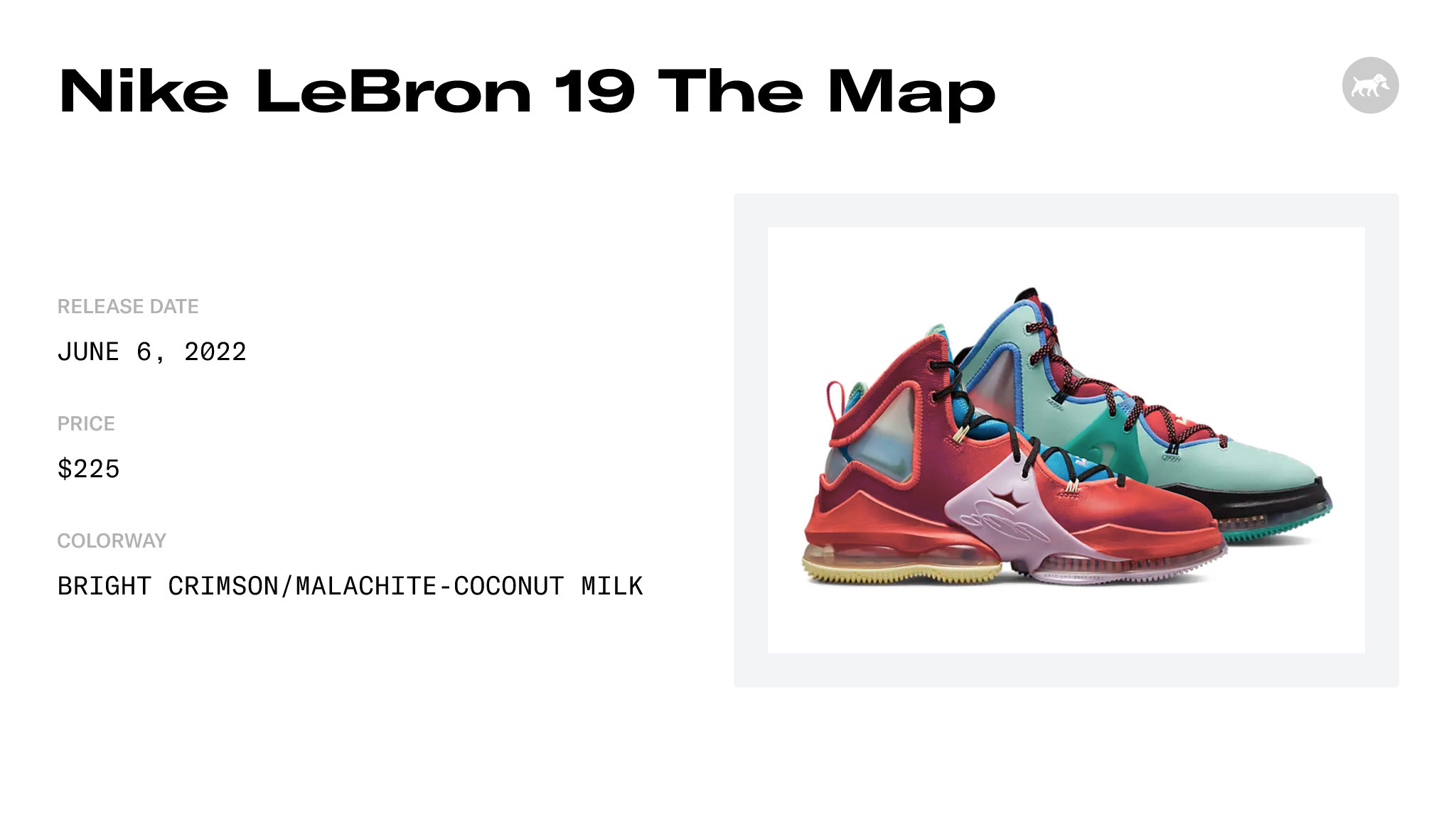 Nike LeBron 19 The Map - DQ7548-600 Raffles & Where to Buy