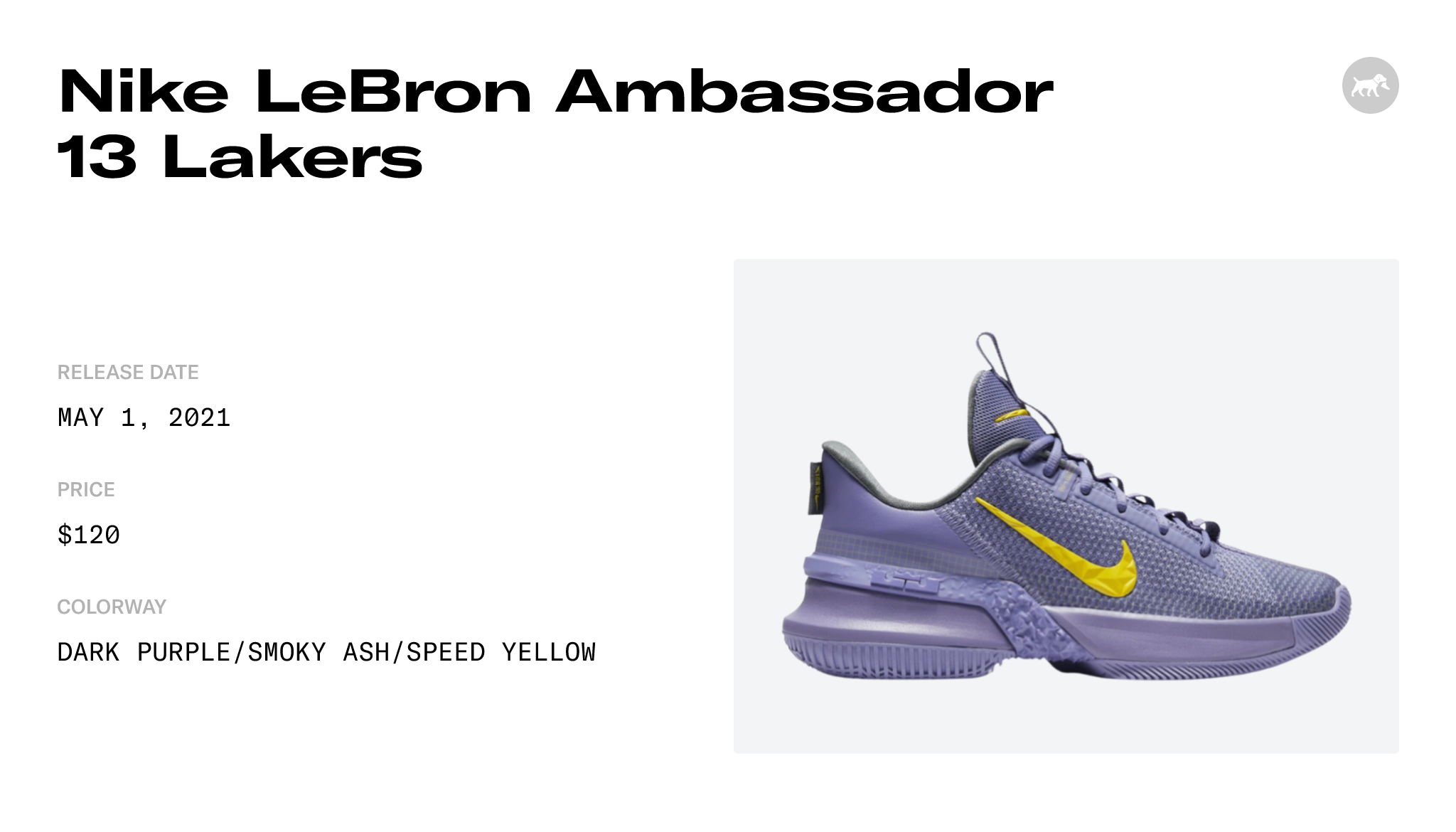 Nike LeBron Ambassador 13 Lakers - CQ9329-500 Raffles & Where to Buy