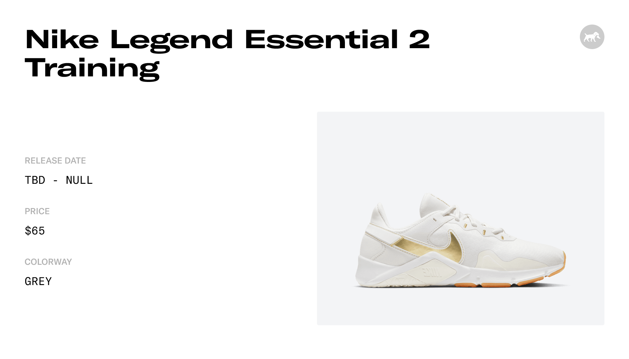 Nike Legend Essential 2 Training - CQ9545-010 Release Info
