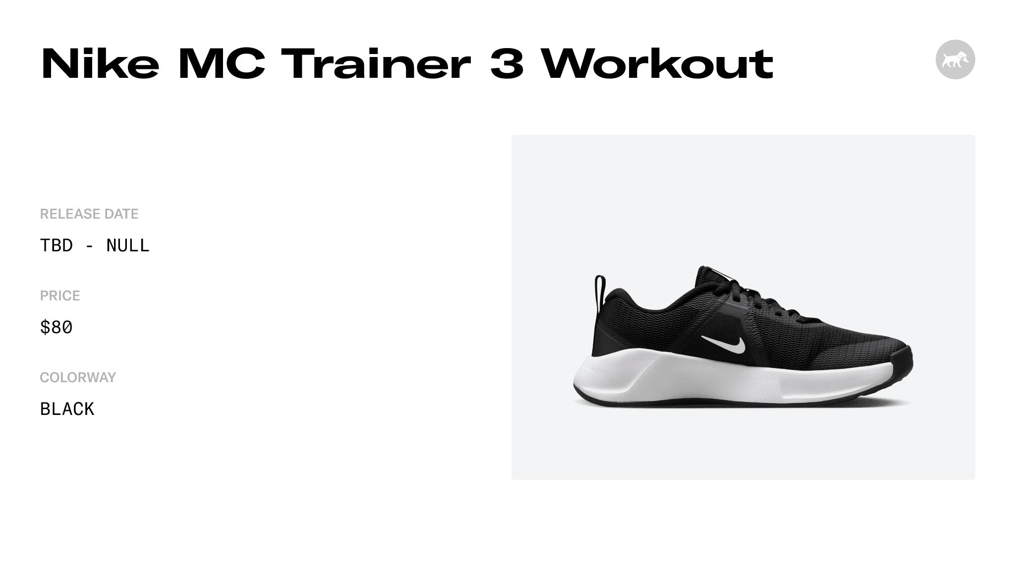 Nike MC Trainer 3 Workout - FQ1830-001 Release Info