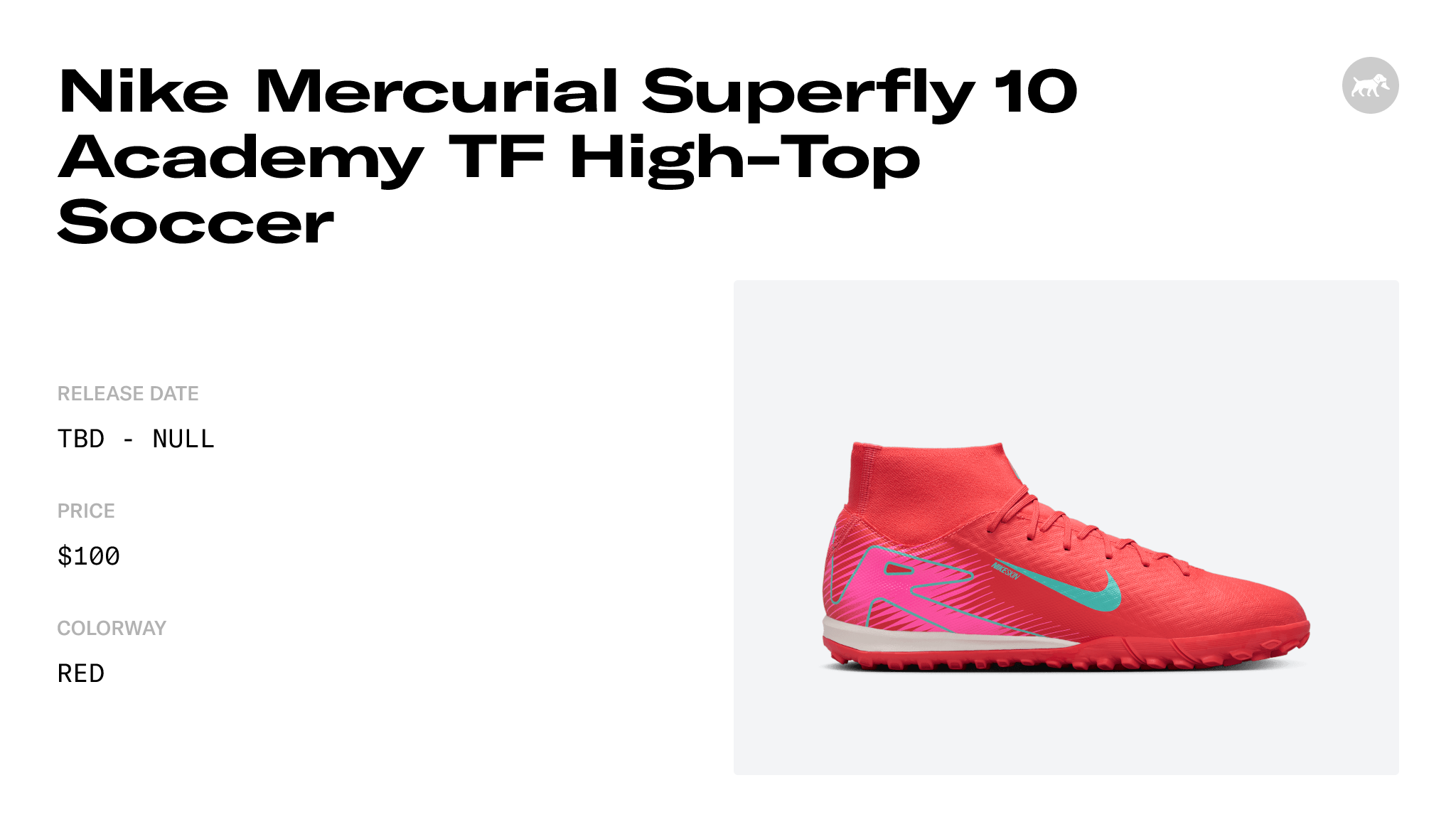 Nike Mercurial Superfly 10 Academy TF High-Top Soccer - FQ8331-800 ...