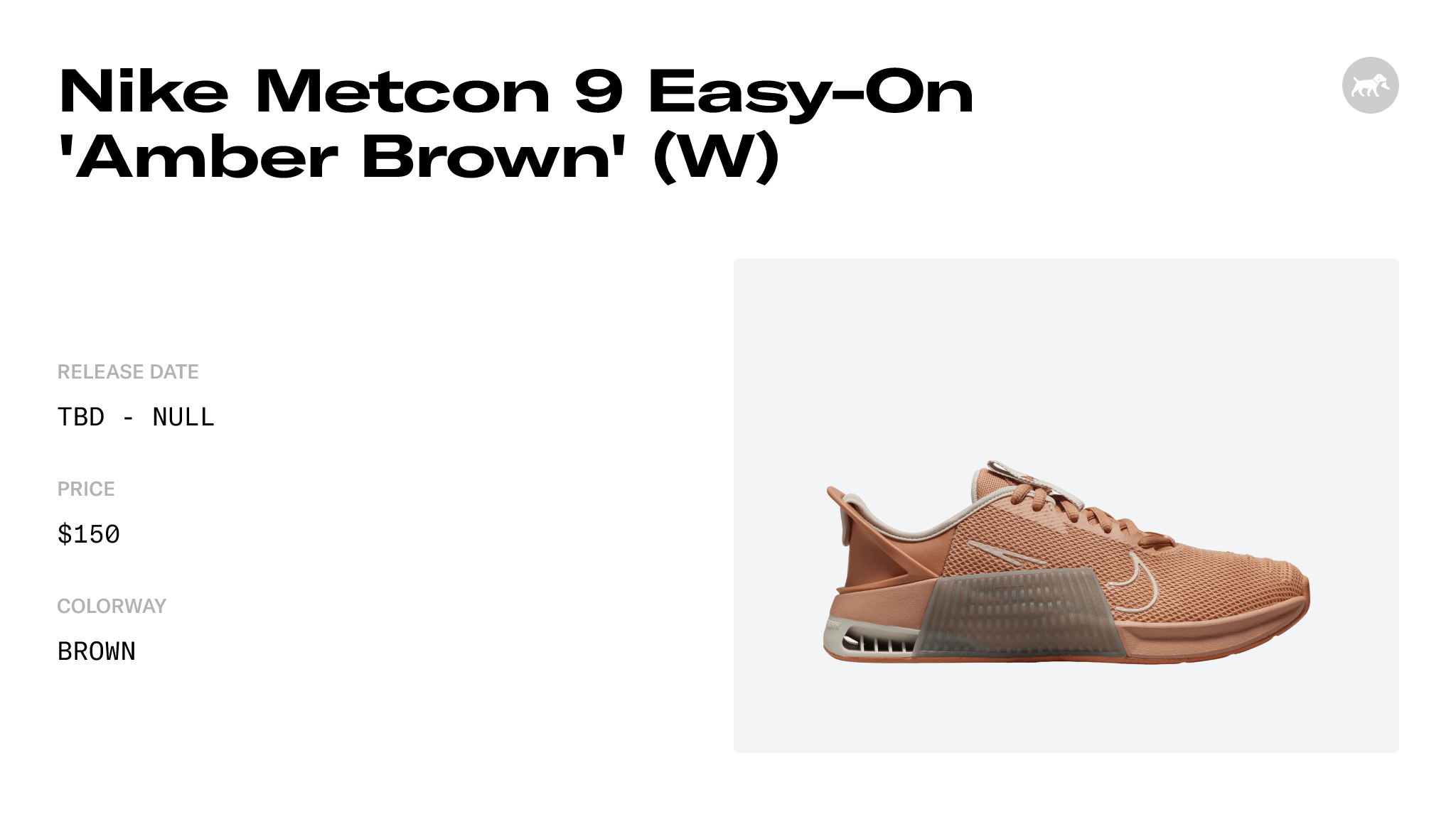 Nike Metcon 9 Easy-On 'Amber Brown' (W) - DZ2540-200 Release Info