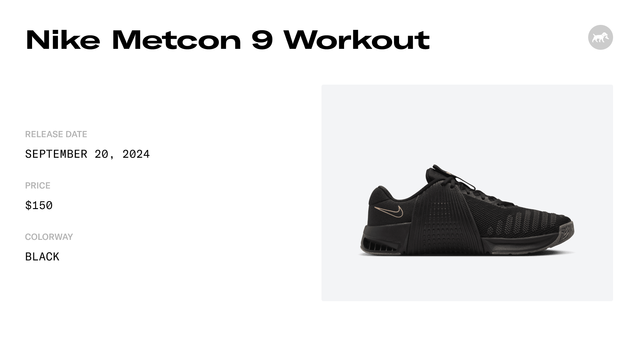 Nike Metcon 9 Workout - DZ2617-007 Release Date, Raffles & Where To Buy
