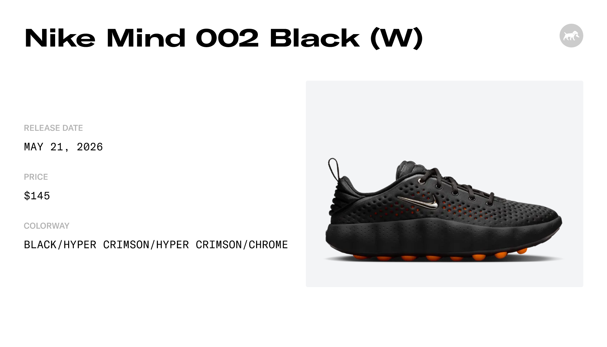 Nike Mind 002 Black (W) - HQ4310-001 Raffles & Where to Buy