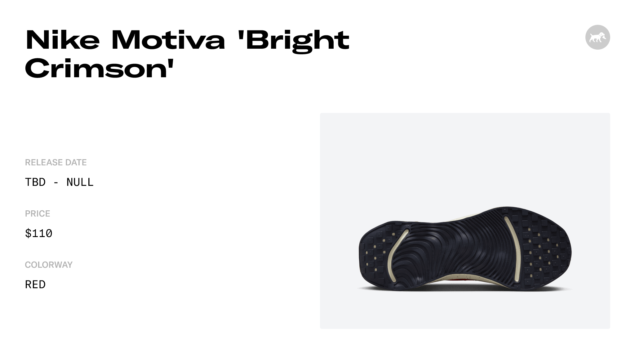 Nike Motiva 'Bright Crimson' - DV1237-600 Release Info