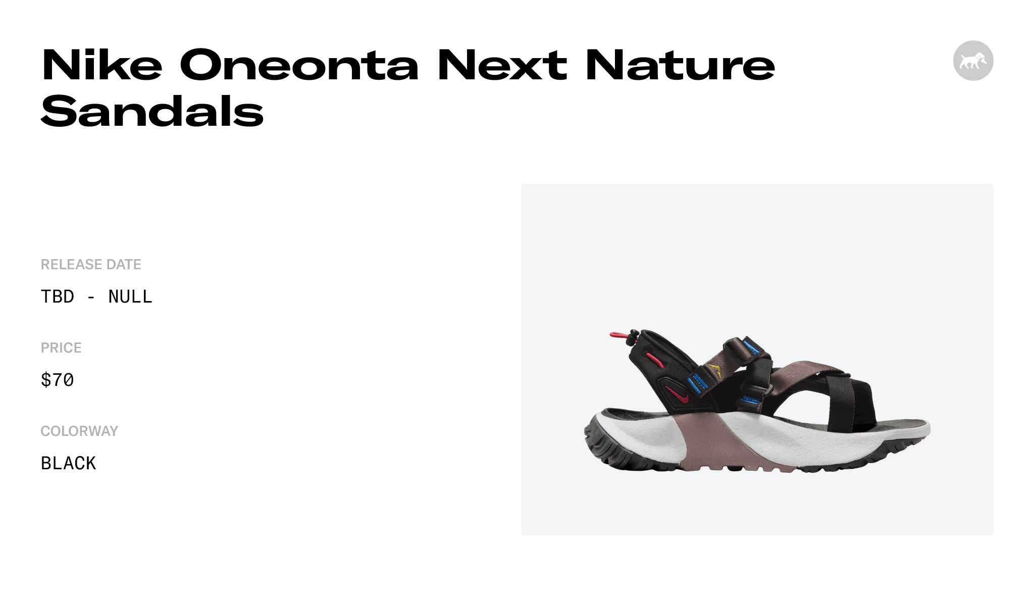 Nike Oneonta Next Nature Sandals - FB1950-002 Release Info
