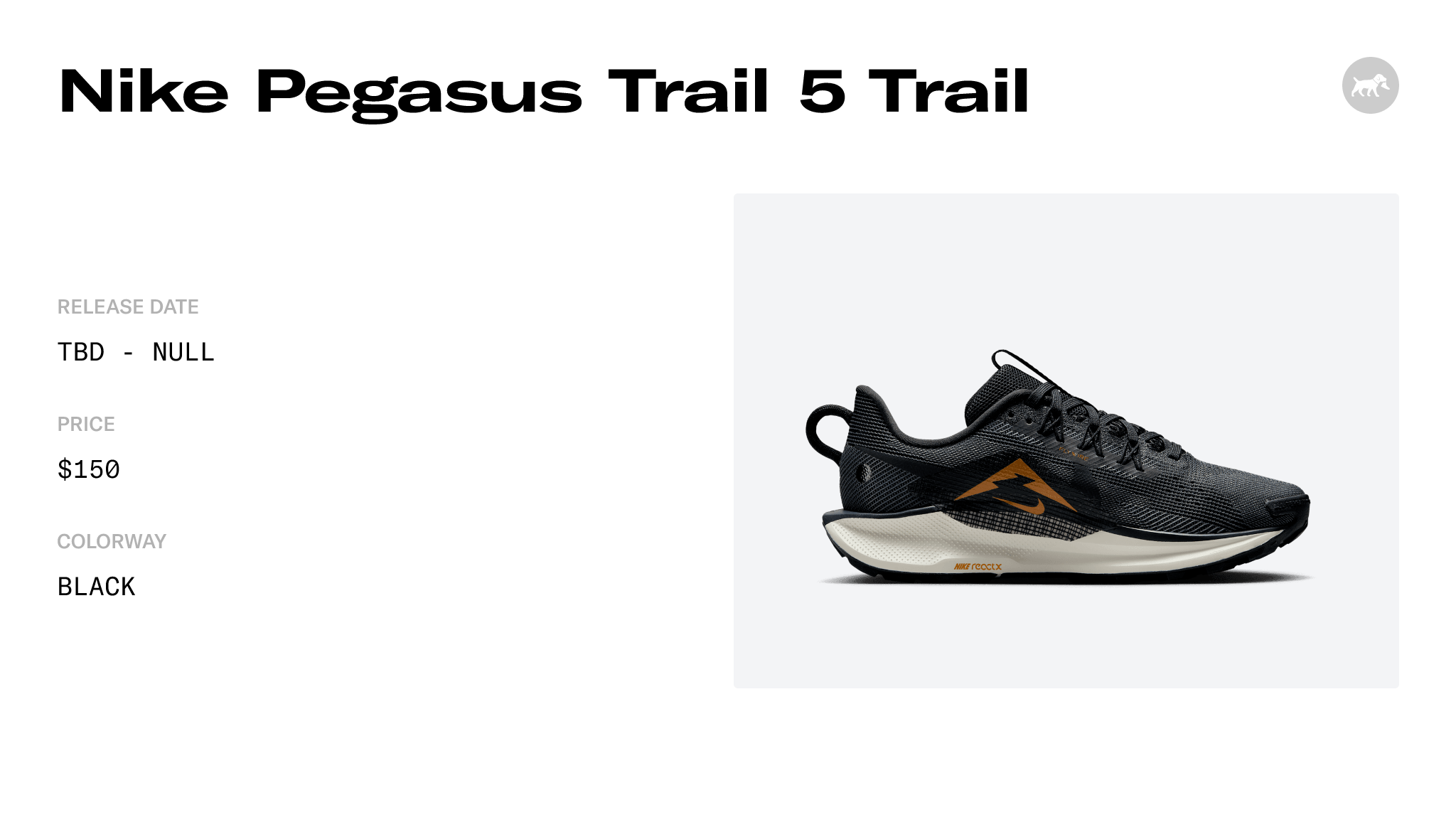Nike Pegasus Trail 5 Trail - DV3865-006 Release Info