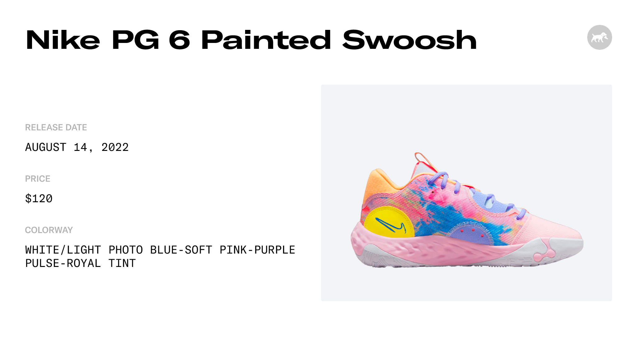 Nike PG 6 Painted Swoosh - DO9824-100 Raffles & Where to Buy
