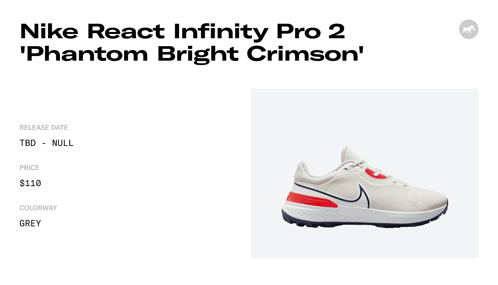 Nike React Infinity Pro 2 'Phantom Bright Crimson' - DJ5593-041 Release ...