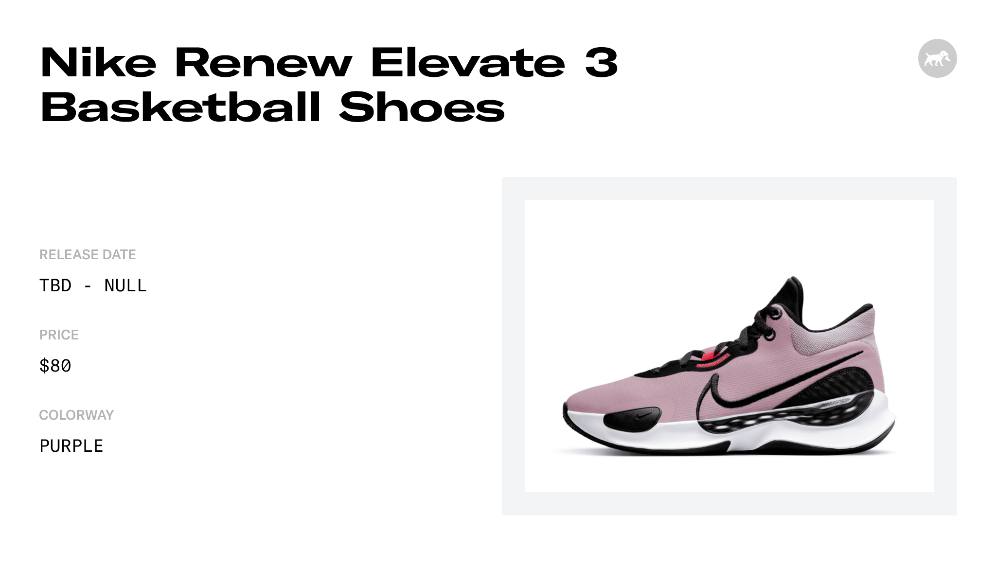Nike Renew Elevate 3 Basketball Shoes - DD9304-500 Release Info