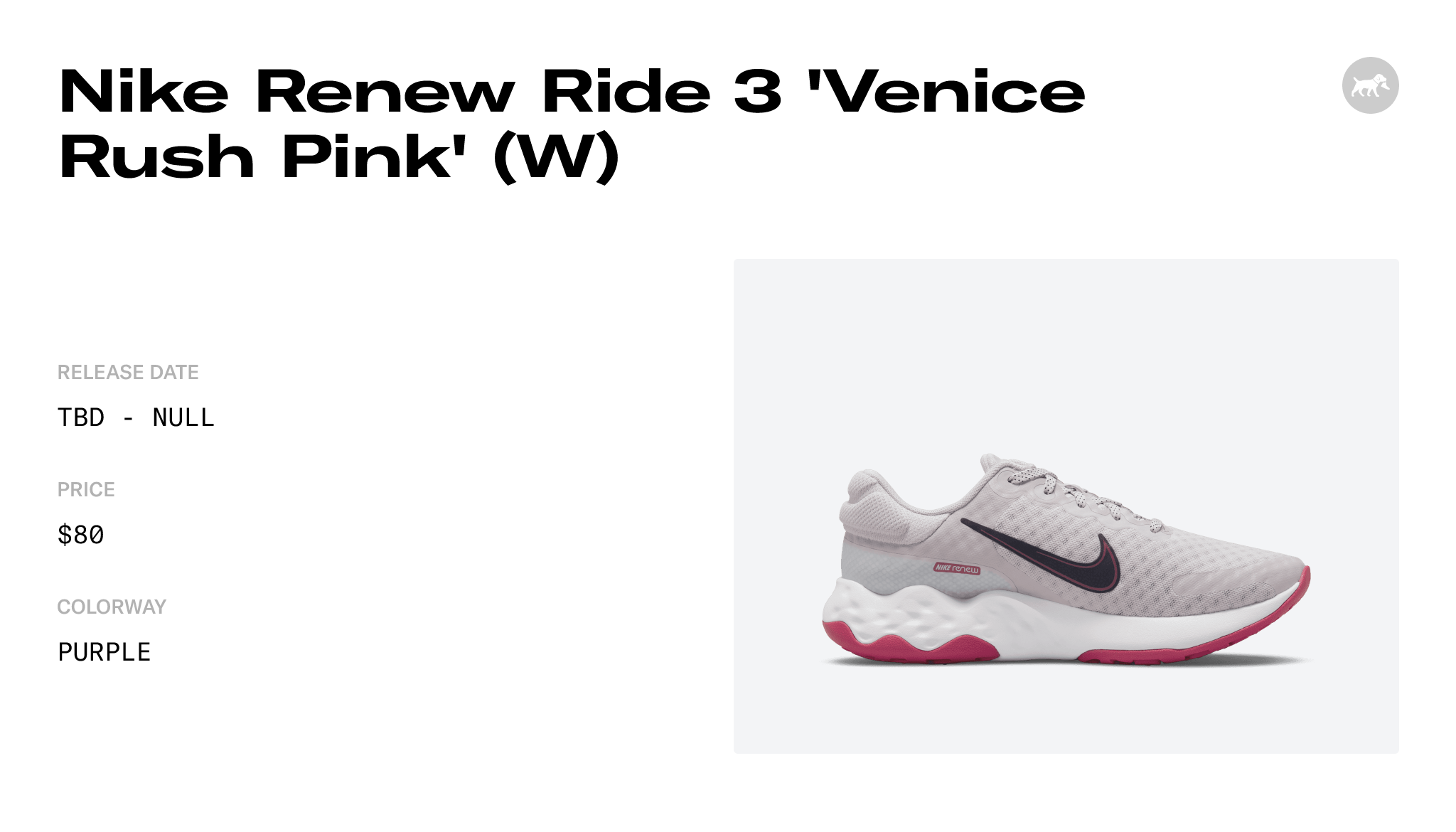Nike Renew Ride 3 'Venice Rush Pink' (W) - DC8184-500 Release Info