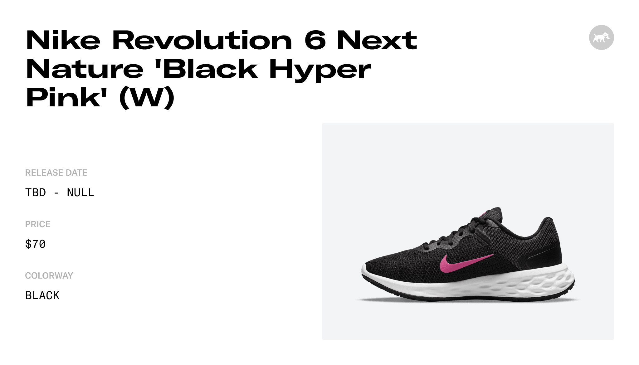 Nike Revolution 6 Next Nature 'Black Hyper Pink' (W) - DC3729-002 ...