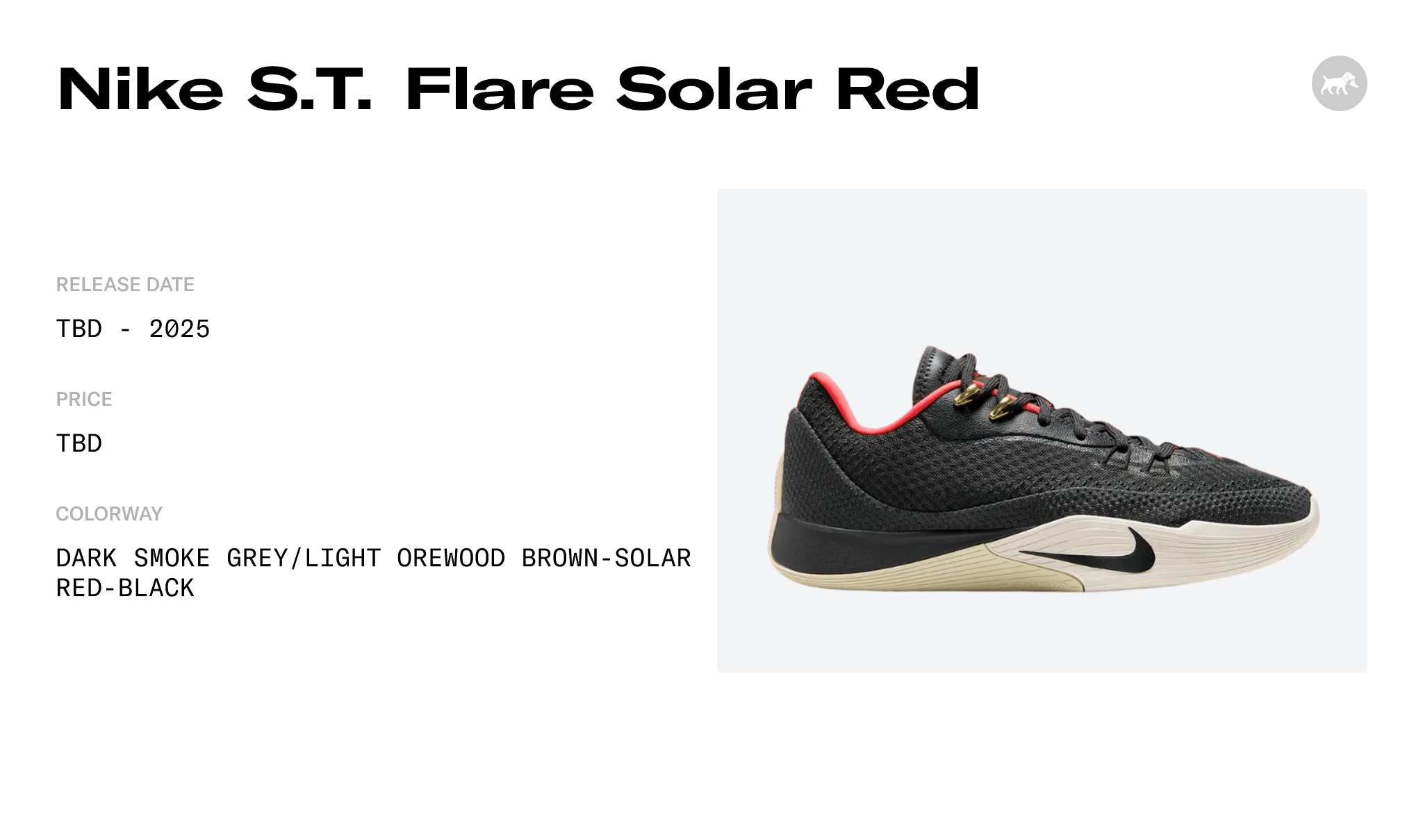 Nike S.T. Flare Solar Red - HF0232-001 Release Info