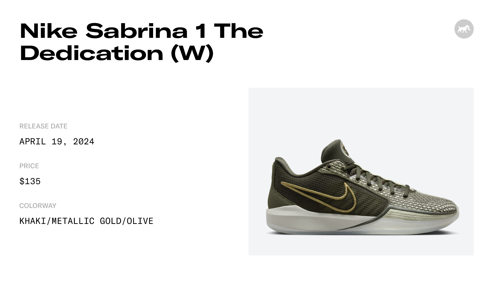 Nike Sabrina 1 The Dedication (W) - HF5518-302 Raffles & Where to Buy