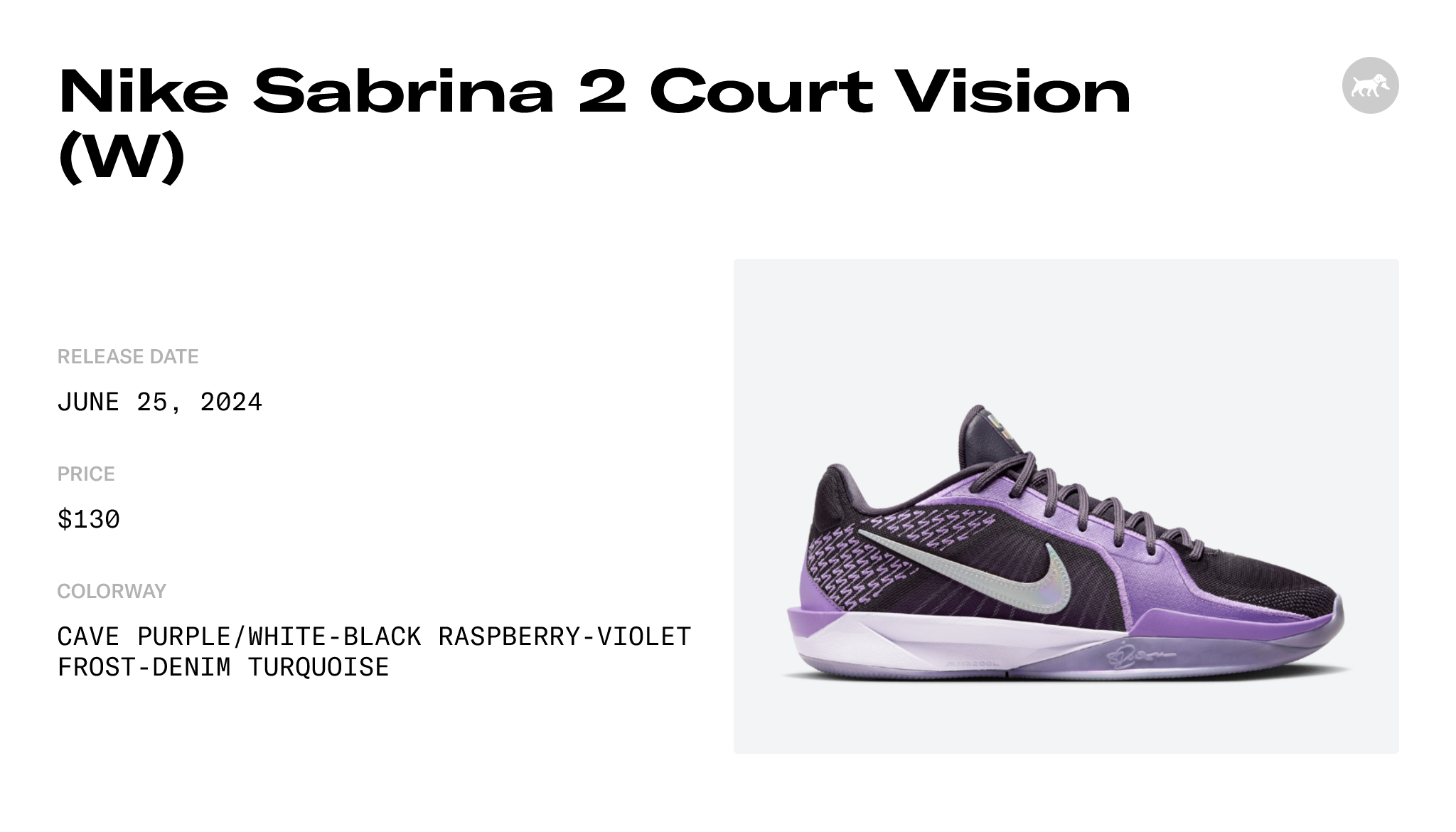 Nike Sabrina 2 Court Vision (W) - FQ2174-500 Raffles & Where to Buy