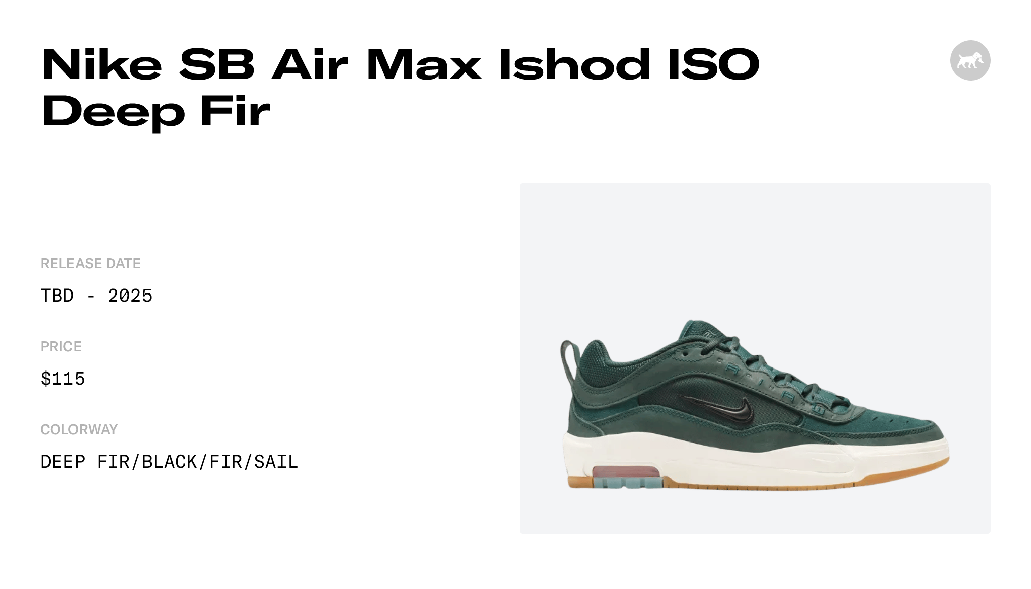 Nike SB Air Max Ishod ISO Deep Fir - HJ4299-300 Release Info