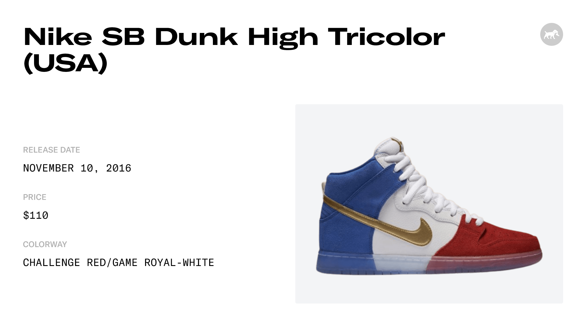 Nike SB Dunk High Tricolor (USA) - 313171-674 Raffles & Where to Buy