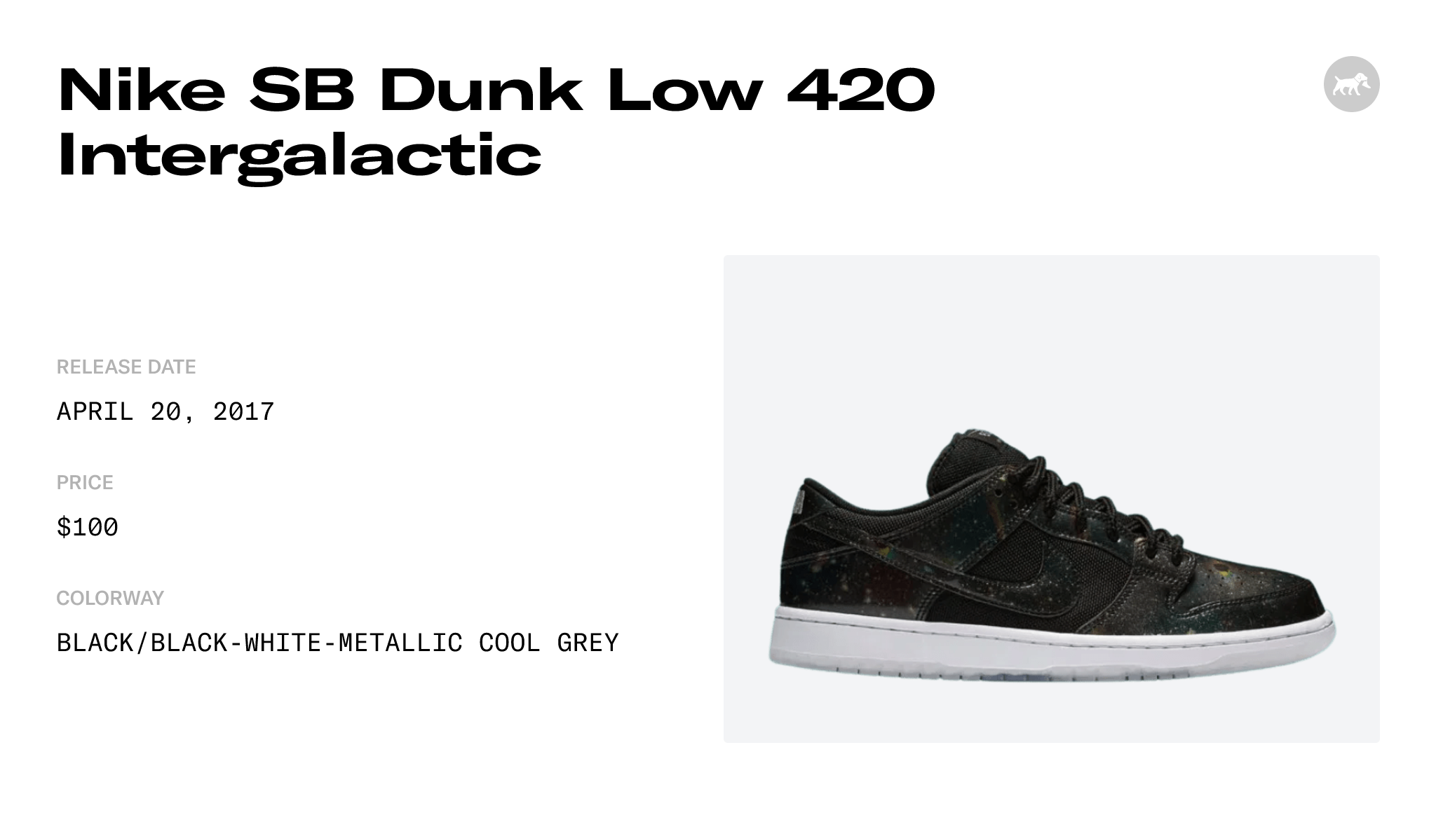 Nike SB Dunk Low 420 Intergalactic - 883232-001 Raffles & Where to Buy
