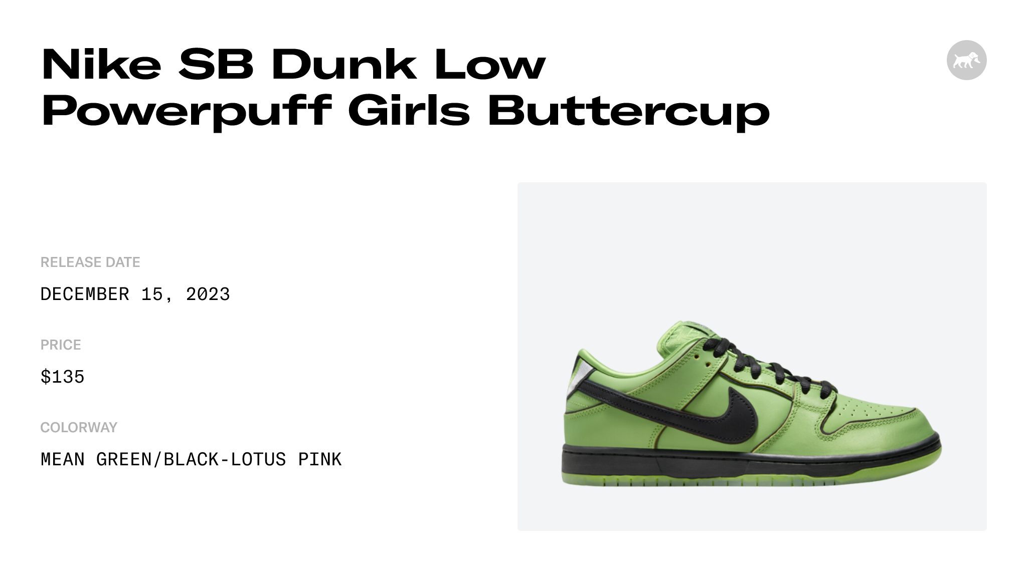 Nike SB Dunk Low Powerpuff Girls Buttercup - FZ8319-300