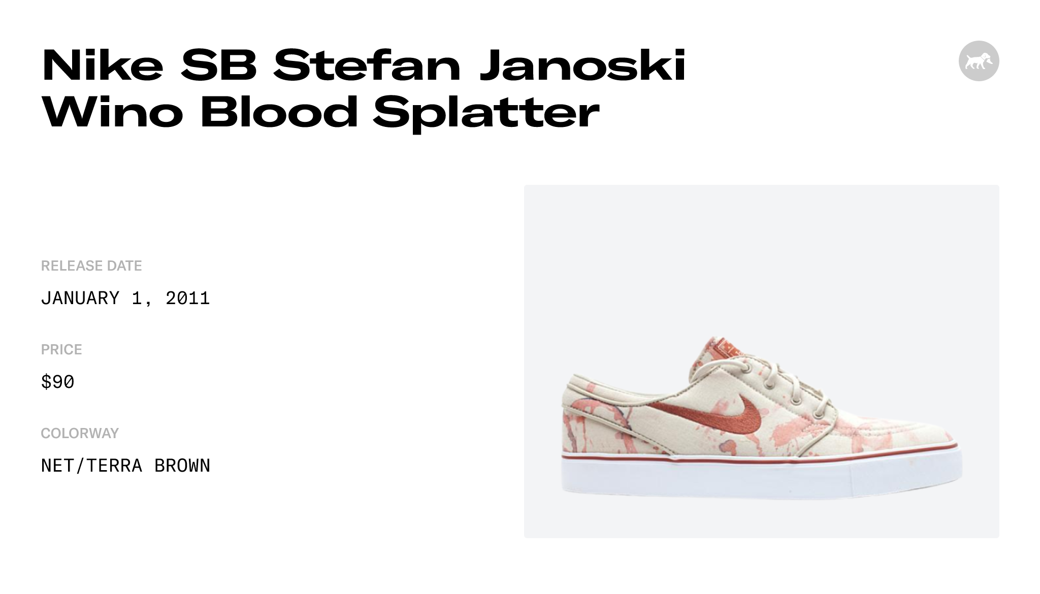 Nike SB Stefan Janoski Wino Blood Splatter - 333824-102