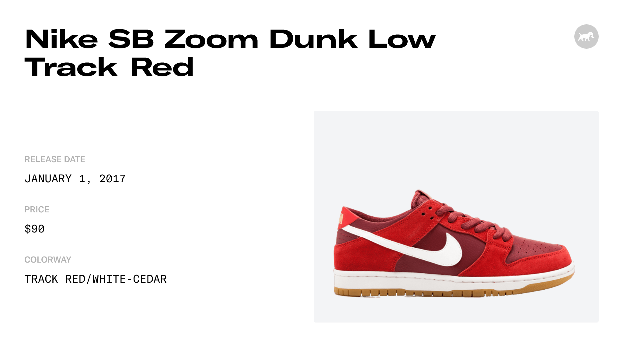 Nike SB Zoom Dunk Low Track Red - 854866-616 Raffles & Where to Buy