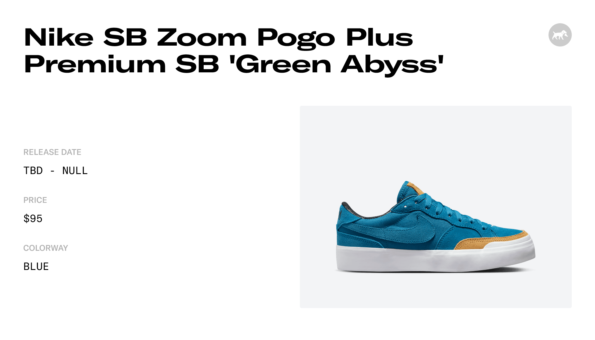Nike SB Zoom Pogo Plus Premium SB 'Green Abyss' - DX6915-300 Release Info