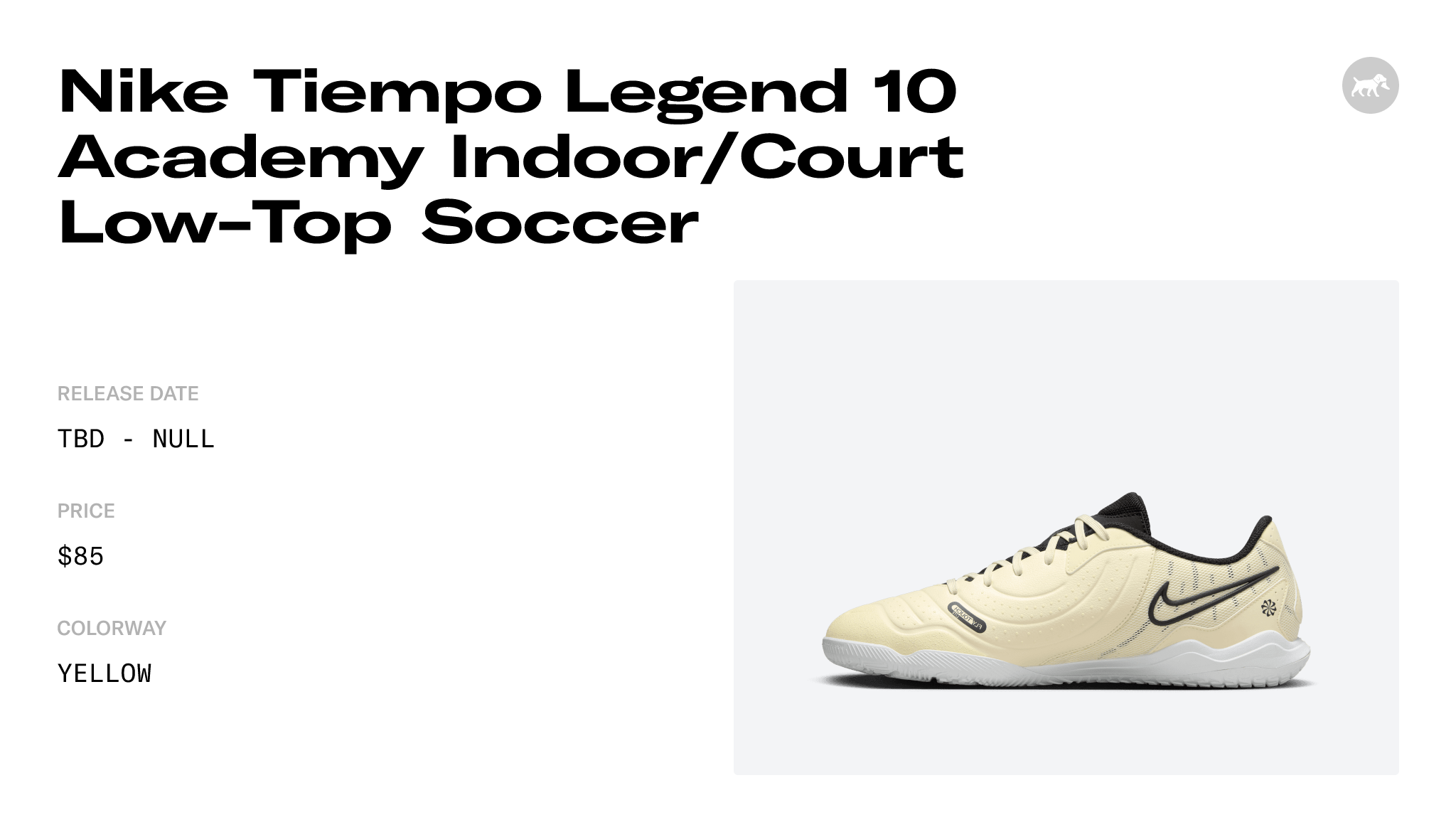 Nike Tiempo Legend 10 Academy Indoor/Court Low-Top Soccer - DV4341-700 ...