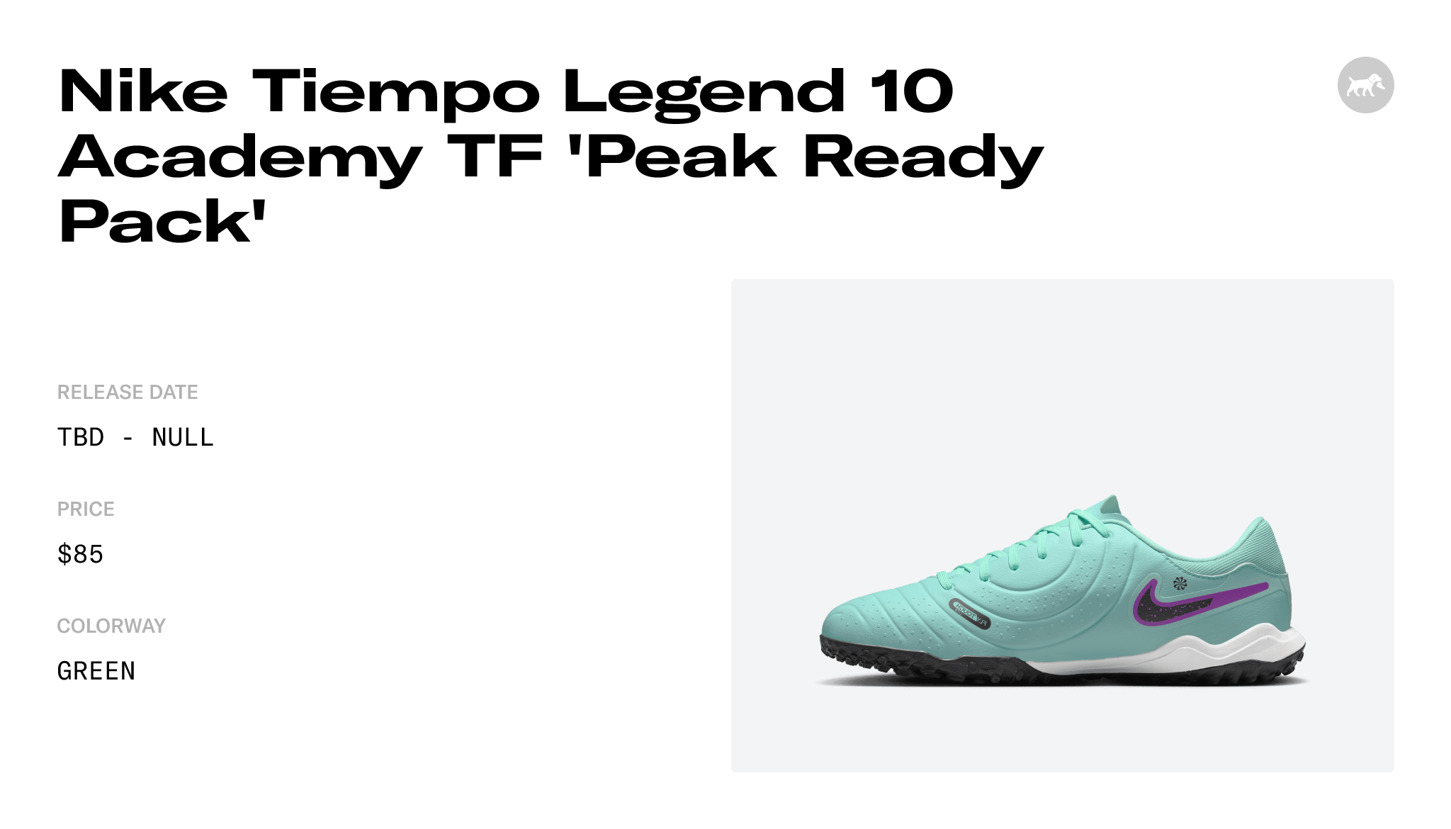 Nike Tiempo Legend 10 Academy TF 'Peak Ready Pack' - DV4342-300 Release ...