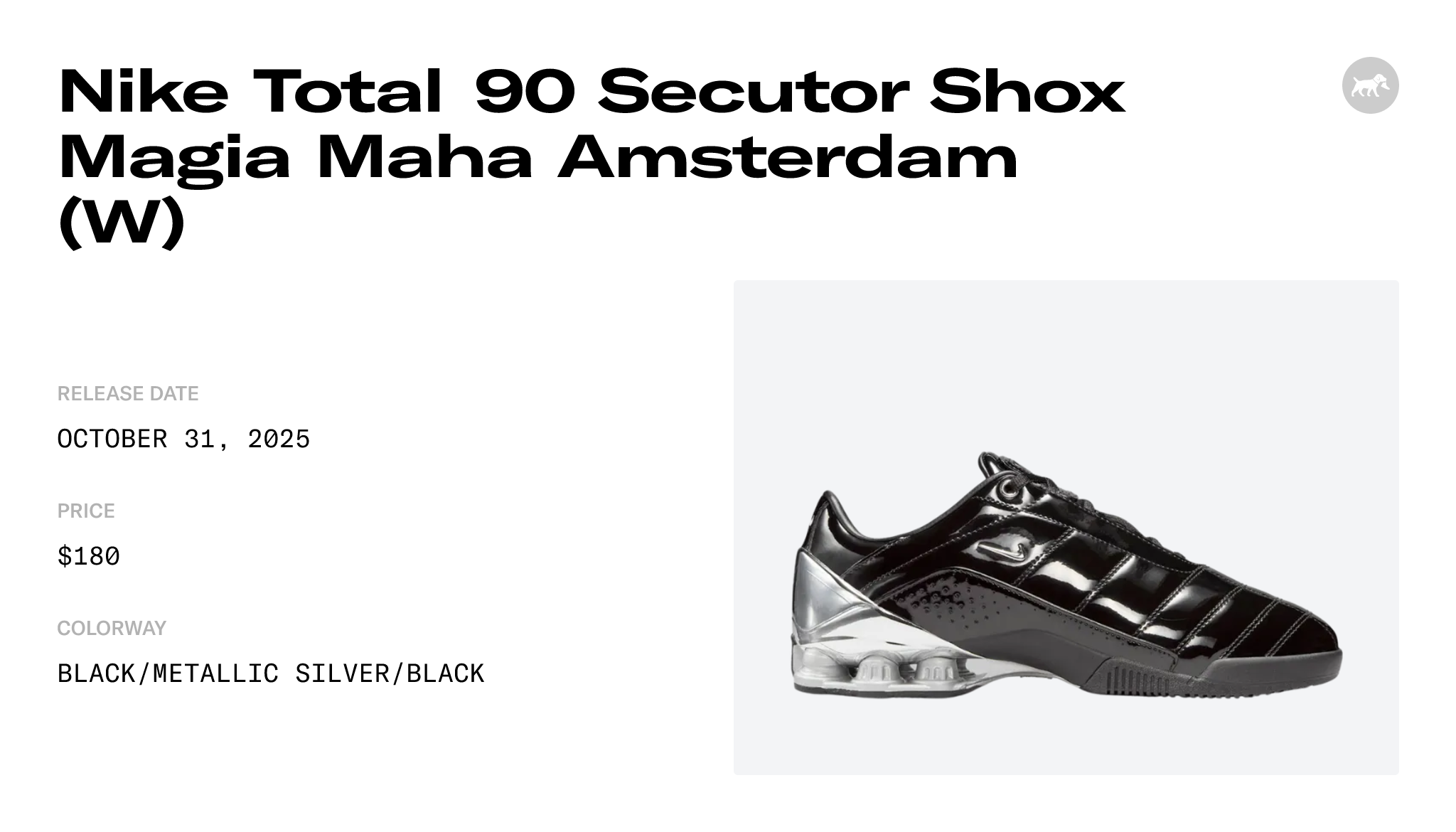 Nike Total 90 Secutor Shox Magia Maha Amsterdam (W) - IM9326-001