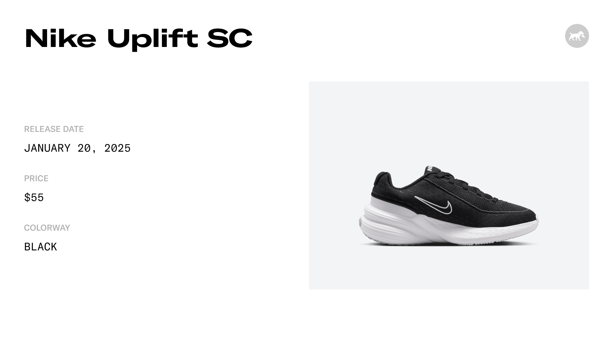 Nike Uplift SC in Black | IF1749-002 (GS) - IF1749-002 Release Info