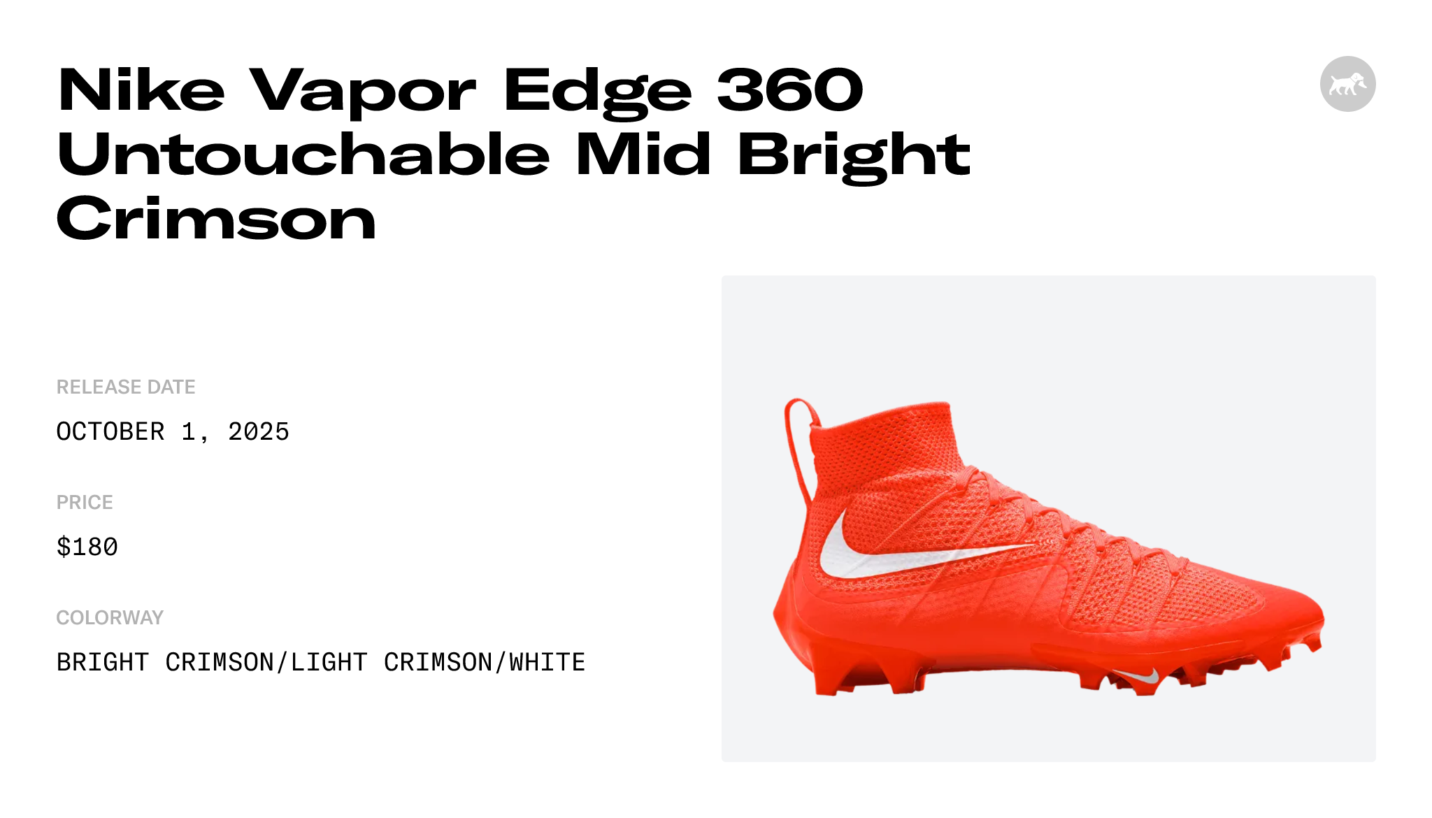 Nike Vapor Edge 360 Untouchable Mid Bright Crimson - FQ0235-600