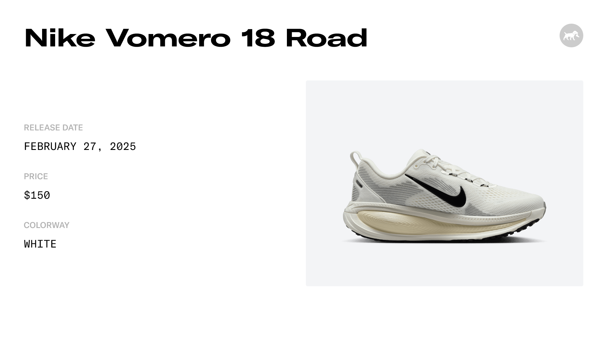 Nike Vomero 18 Road - HM6804-101 Release Date, Raffles & Where To Buy