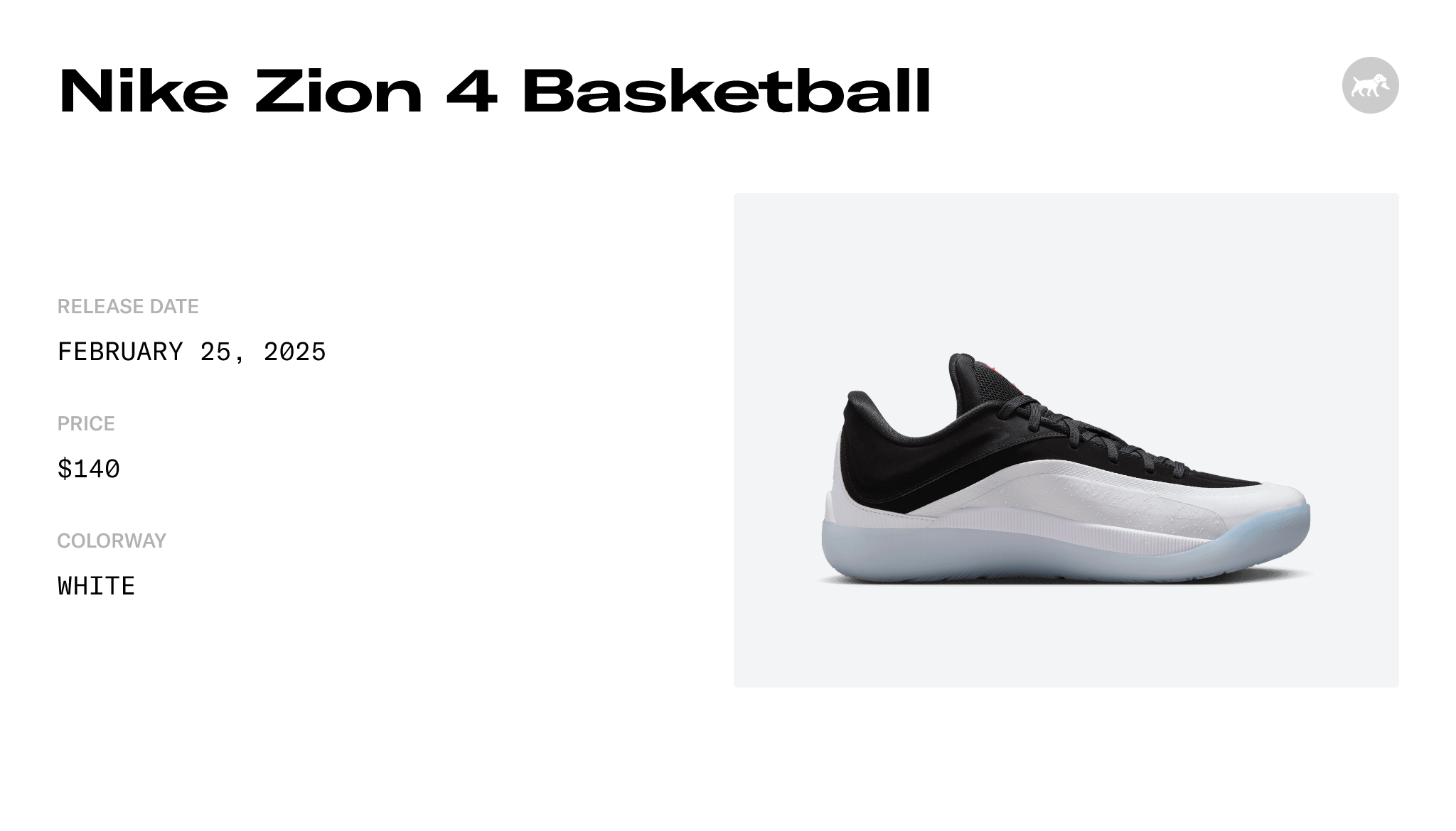 Nike Zion 4 Basketball - FB1802-100 Raffles & Where to Buy