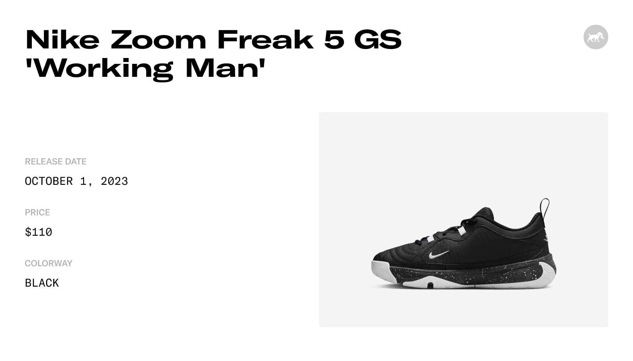 Nike Zoom Freak 5 GS 'Working Man' - DZ4486-003 Raffles & Where to Buy