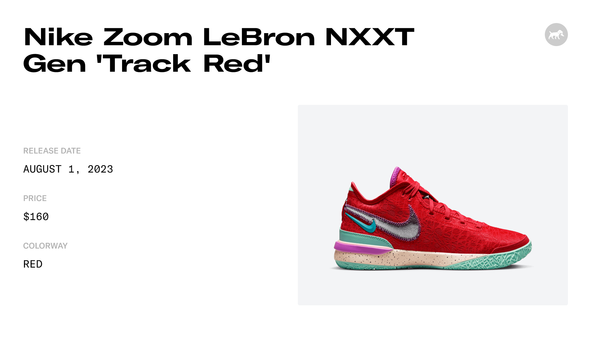 Nike Zoom LeBron NXXT Gen 'Track Red' - DR8784-600 Release Info